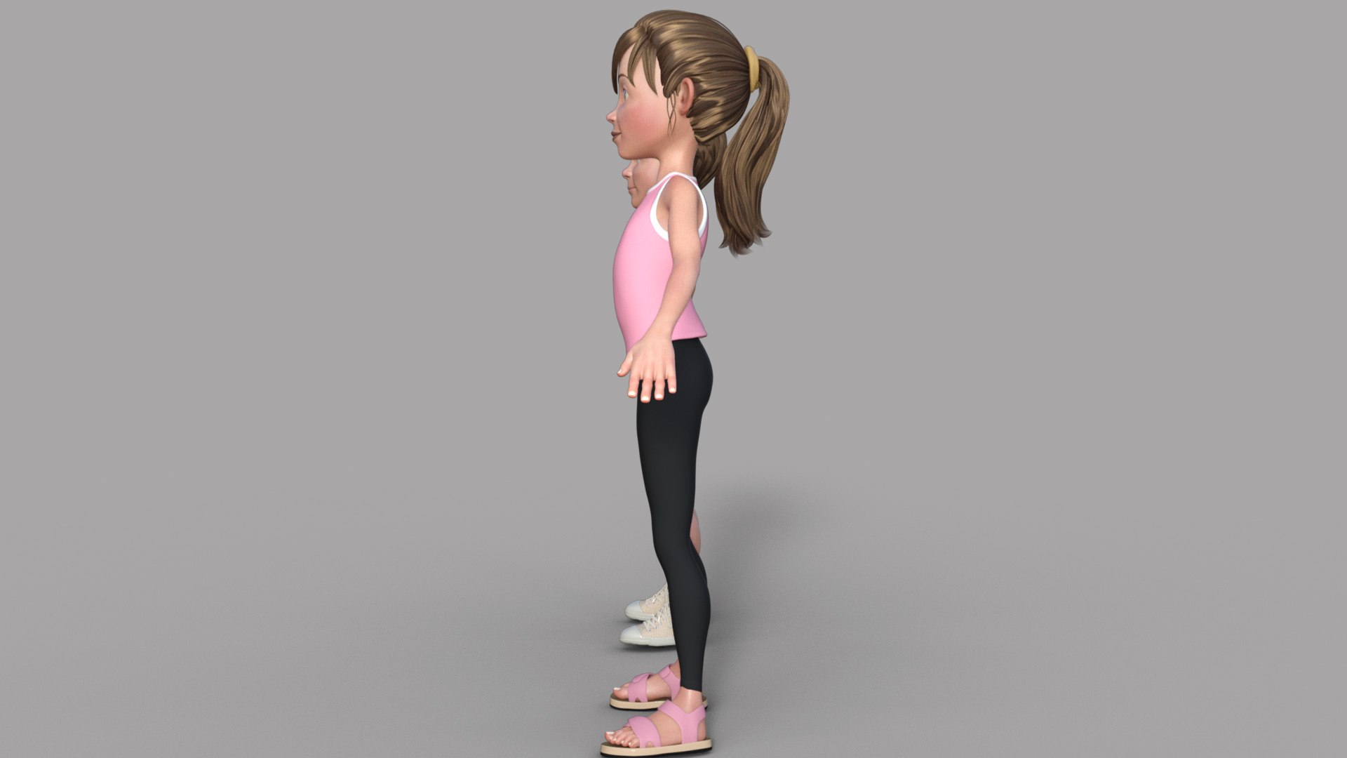 3D Boy and Girl Cartoon Character 3D - TurboSquid 1909889