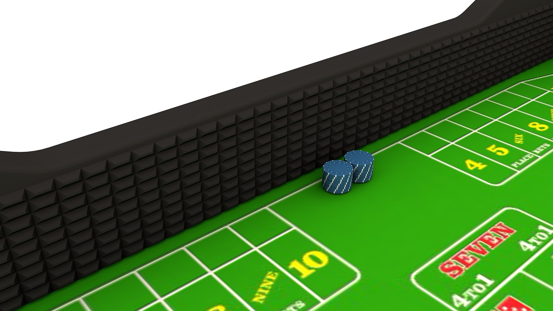 Craps Table 3D - TurboSquid 1881984