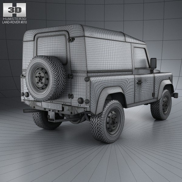 land rover defender 3d model