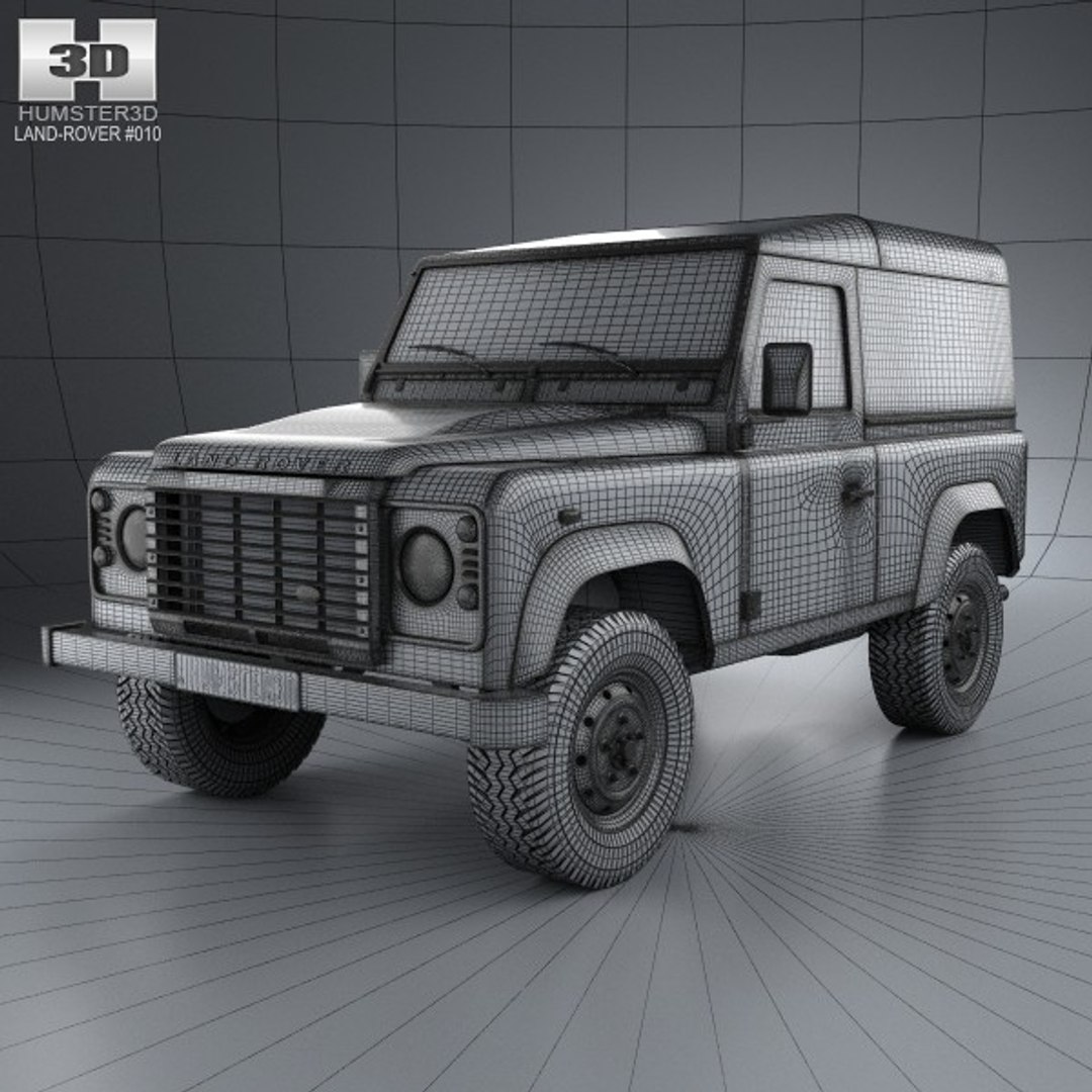 land rover defender 3d model
