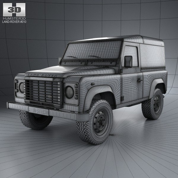 land rover defender 3d model