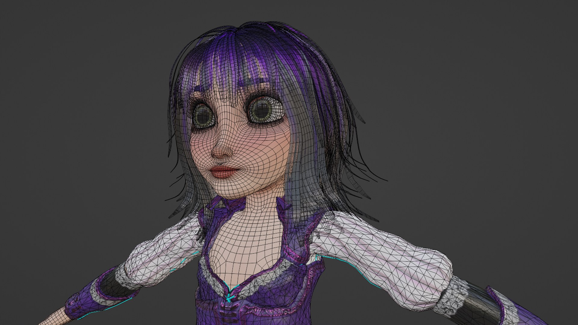 Cartoon Rigged Medieval Warrior Girl Character 3D Model 3D - TurboSquid ...
