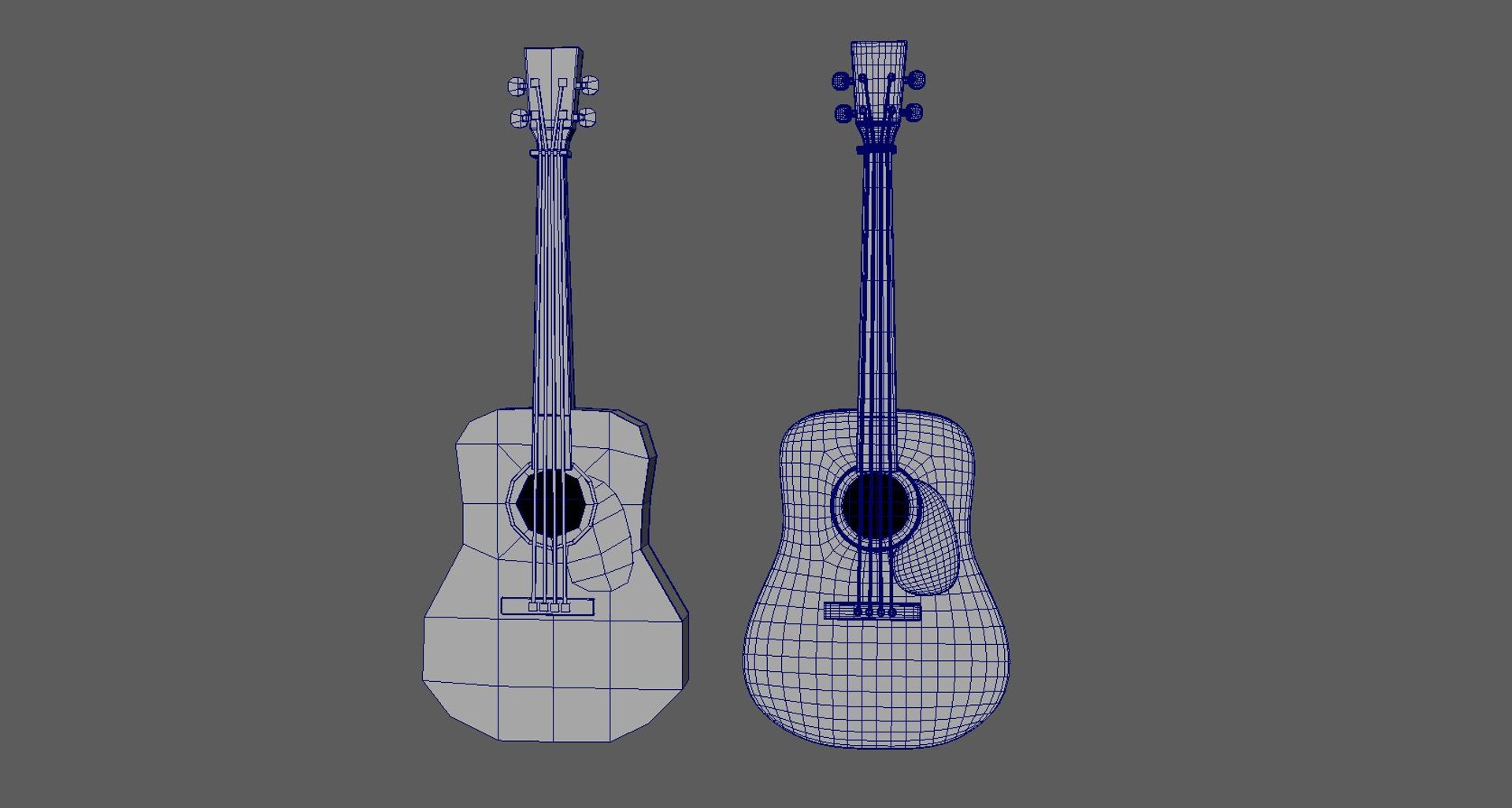 3D model guitar black - TurboSquid 1631600