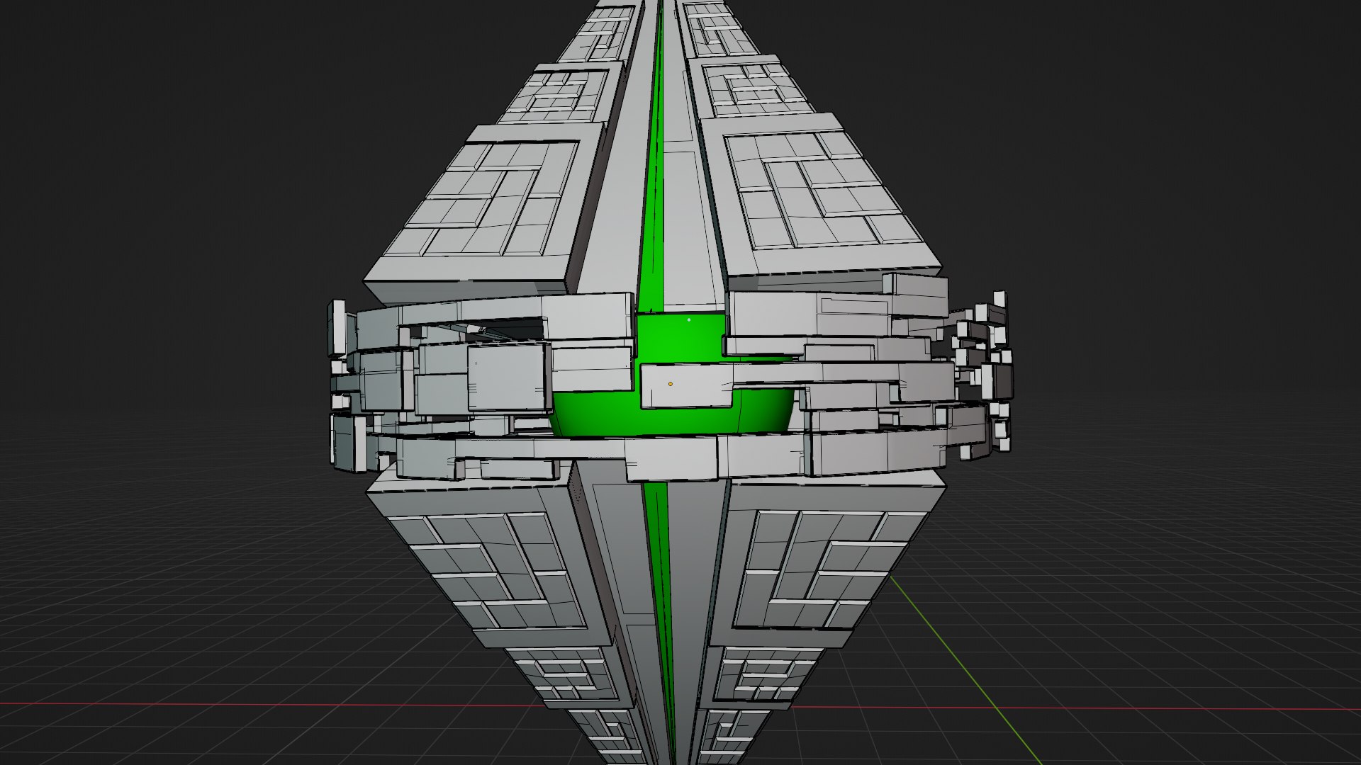 Free UFO 4 Pyramid Spaceship - Ovni - Flying Saucer 3D Model ...