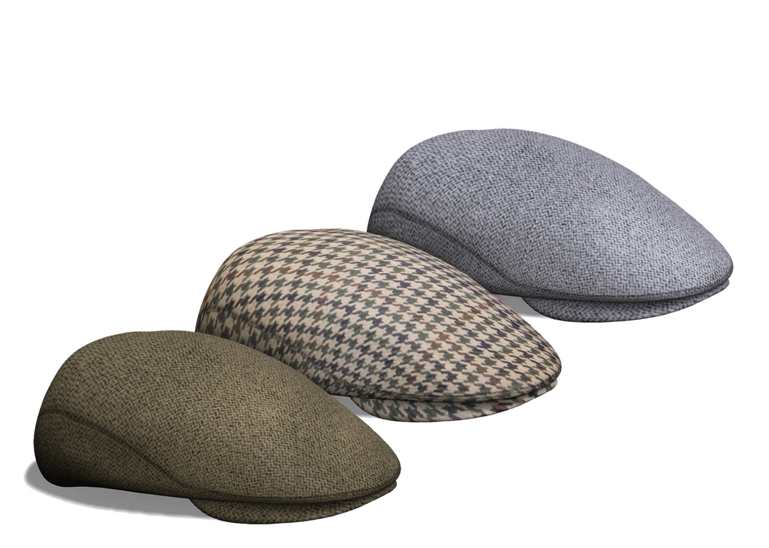 3D Men's Ivy Cap - TurboSquid 1742570