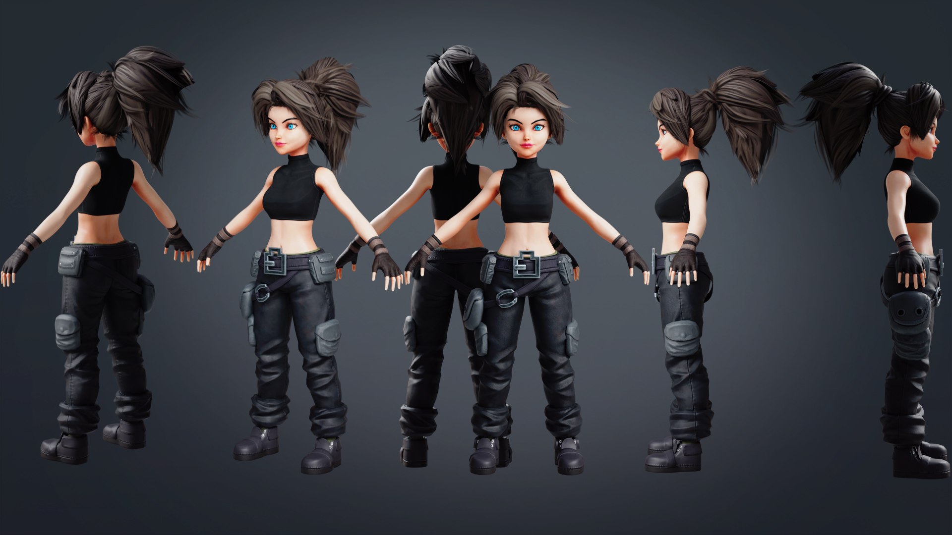 Fantasy Engineer 3D Female Character Model 3D Model - TurboSquid 2319817