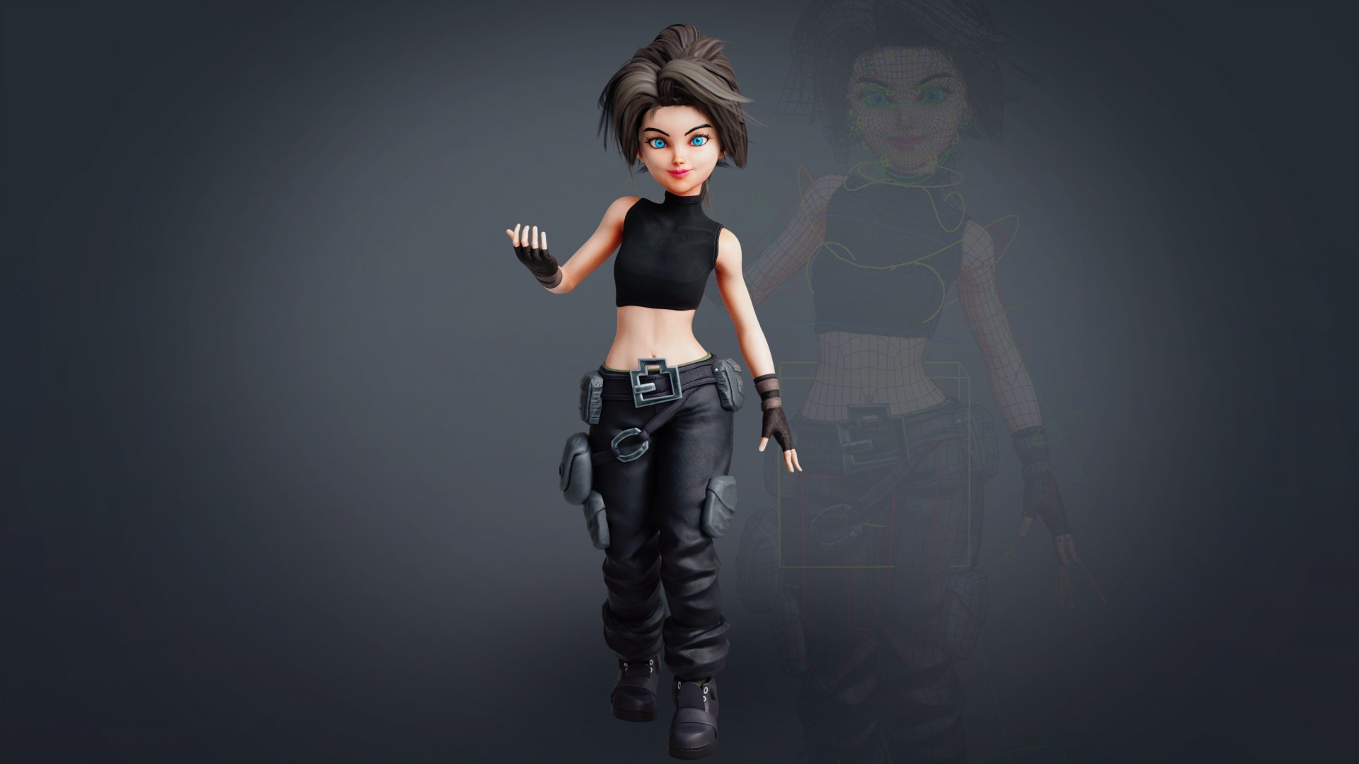 Fantasy Engineer 3D Female Character Model 3D Model - TurboSquid 2319817