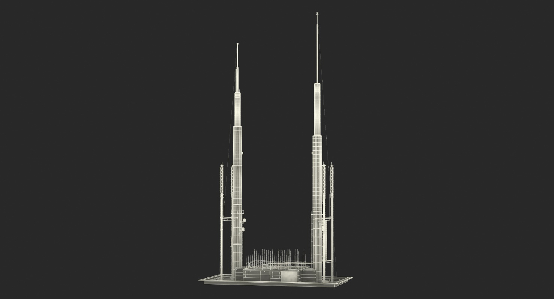 3D skyscraper roof - TurboSquid 1410116