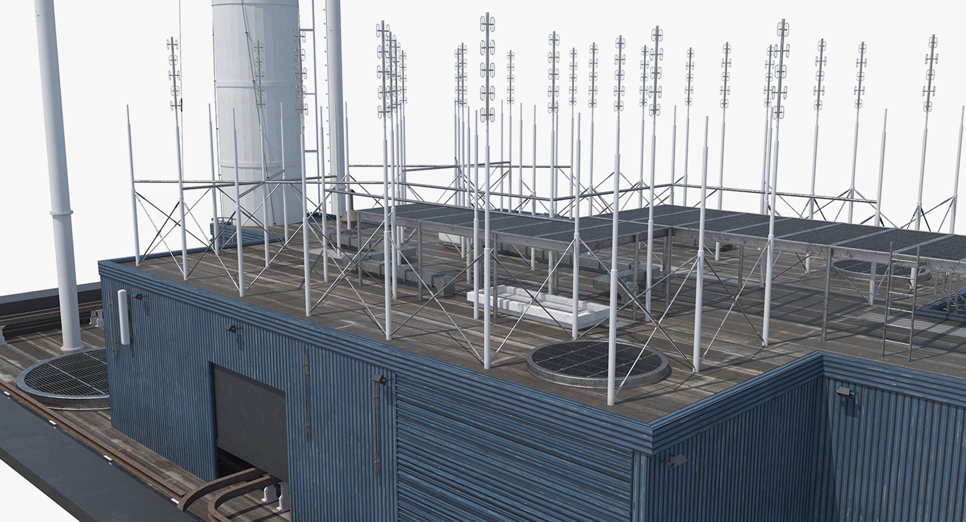 3D skyscraper roof - TurboSquid 1410116