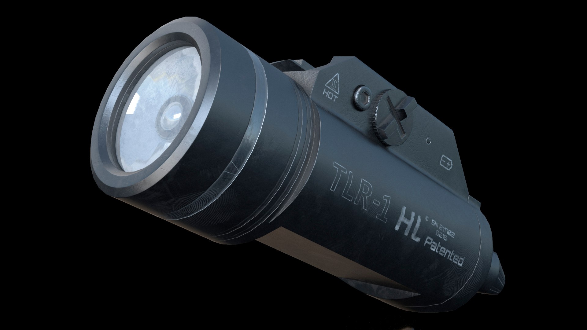 TLR-1 HP Streamlight Game Weapon Attachment 3D Model - TurboSquid 2130691