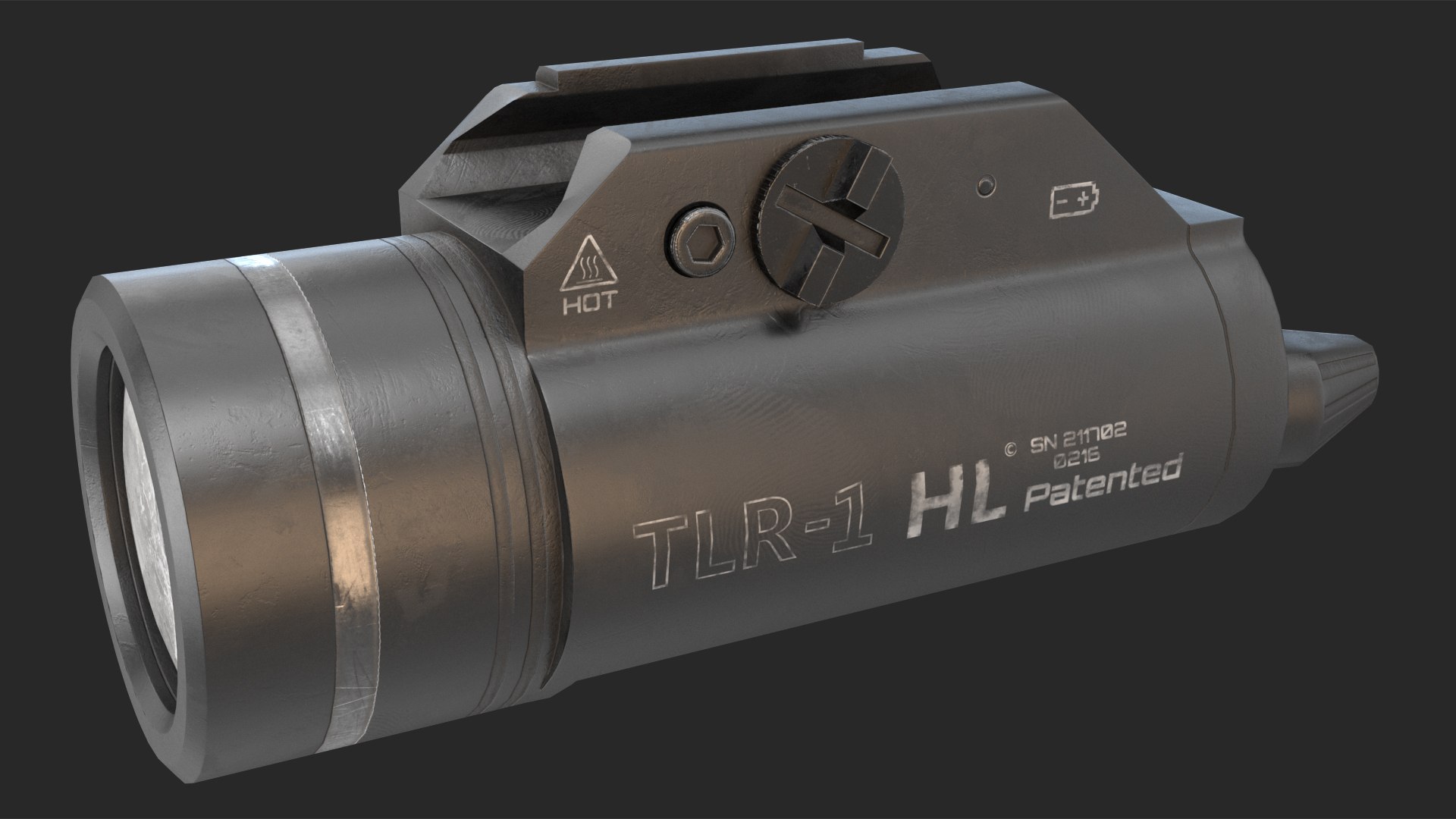TLR-1 HP Streamlight Game Weapon Attachment 3D Model - TurboSquid 2130691