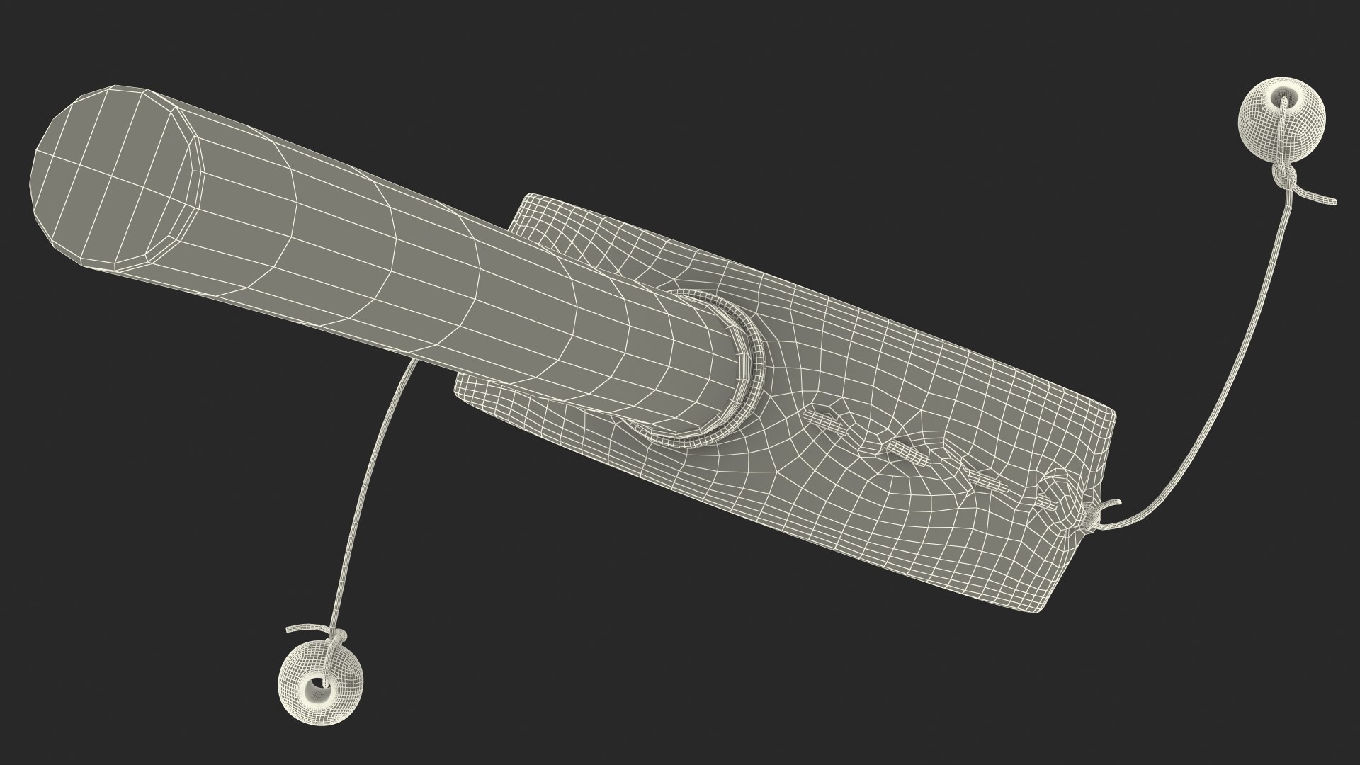 Vintage pellet drum folk 3D model - TurboSquid 1684029