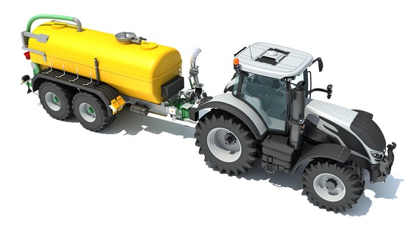 Tractor with Trailer model - TurboSquid 1856103