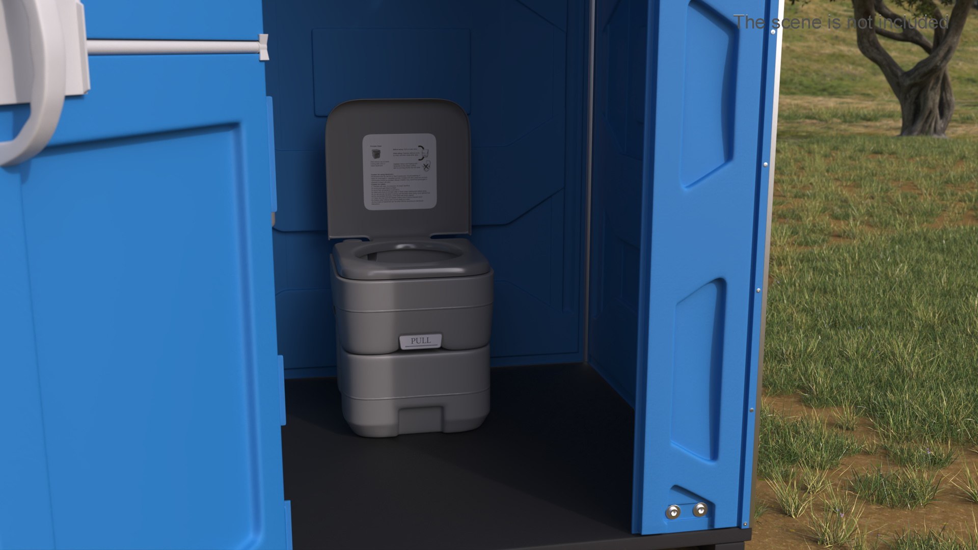 3D Portable Cabin Toilet System In Cabin Model - TurboSquid 2418850