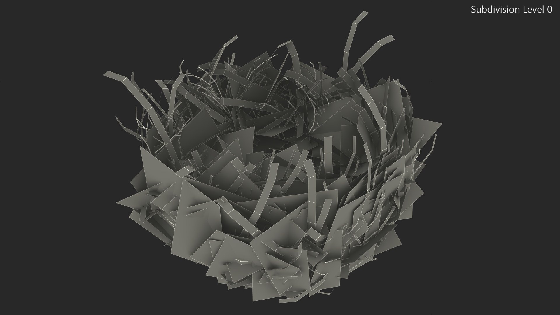 3D model Straw Nest with Quail Eggs - TurboSquid 2112764
