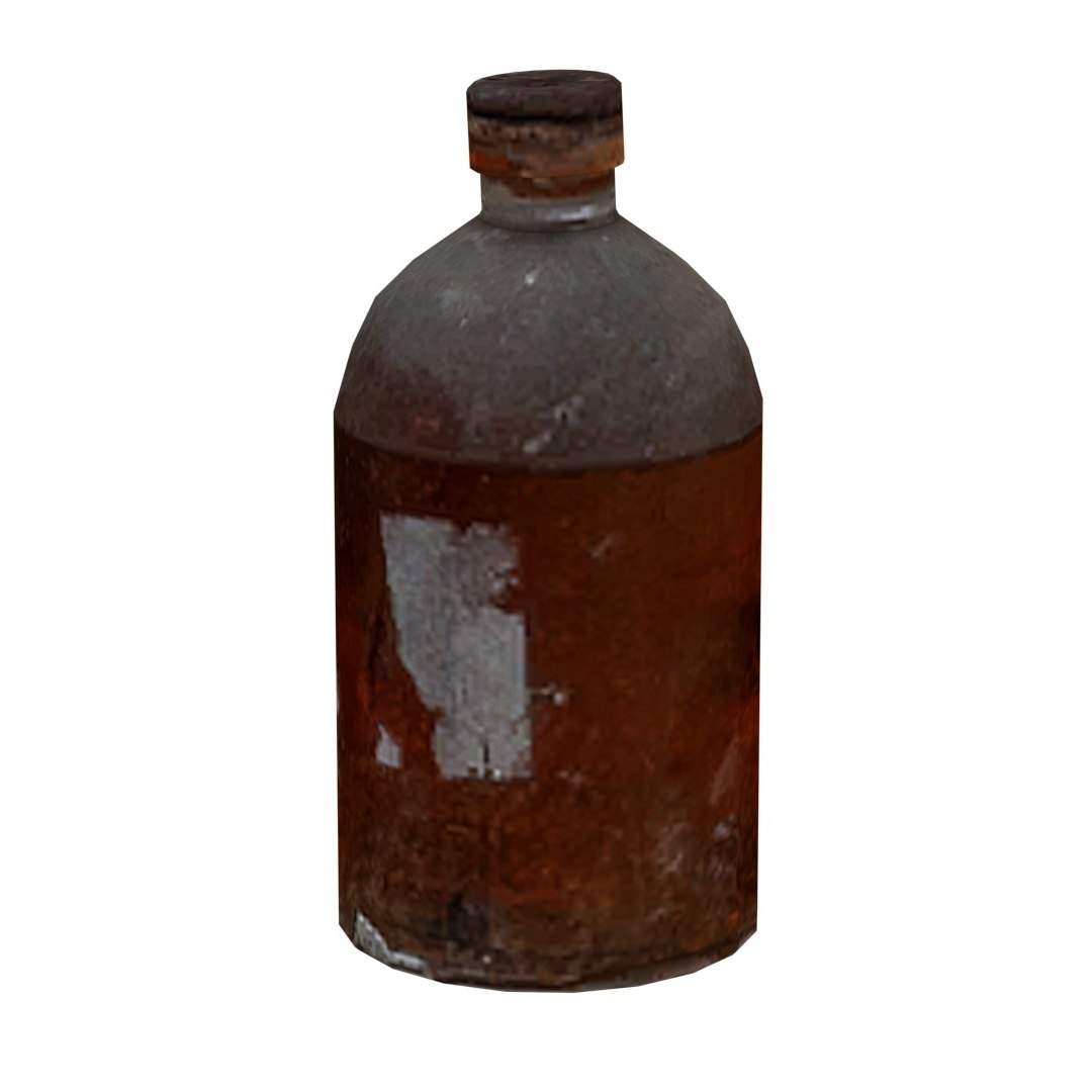 3D Old Drugs Bottle 01 03 - TurboSquid 1779937