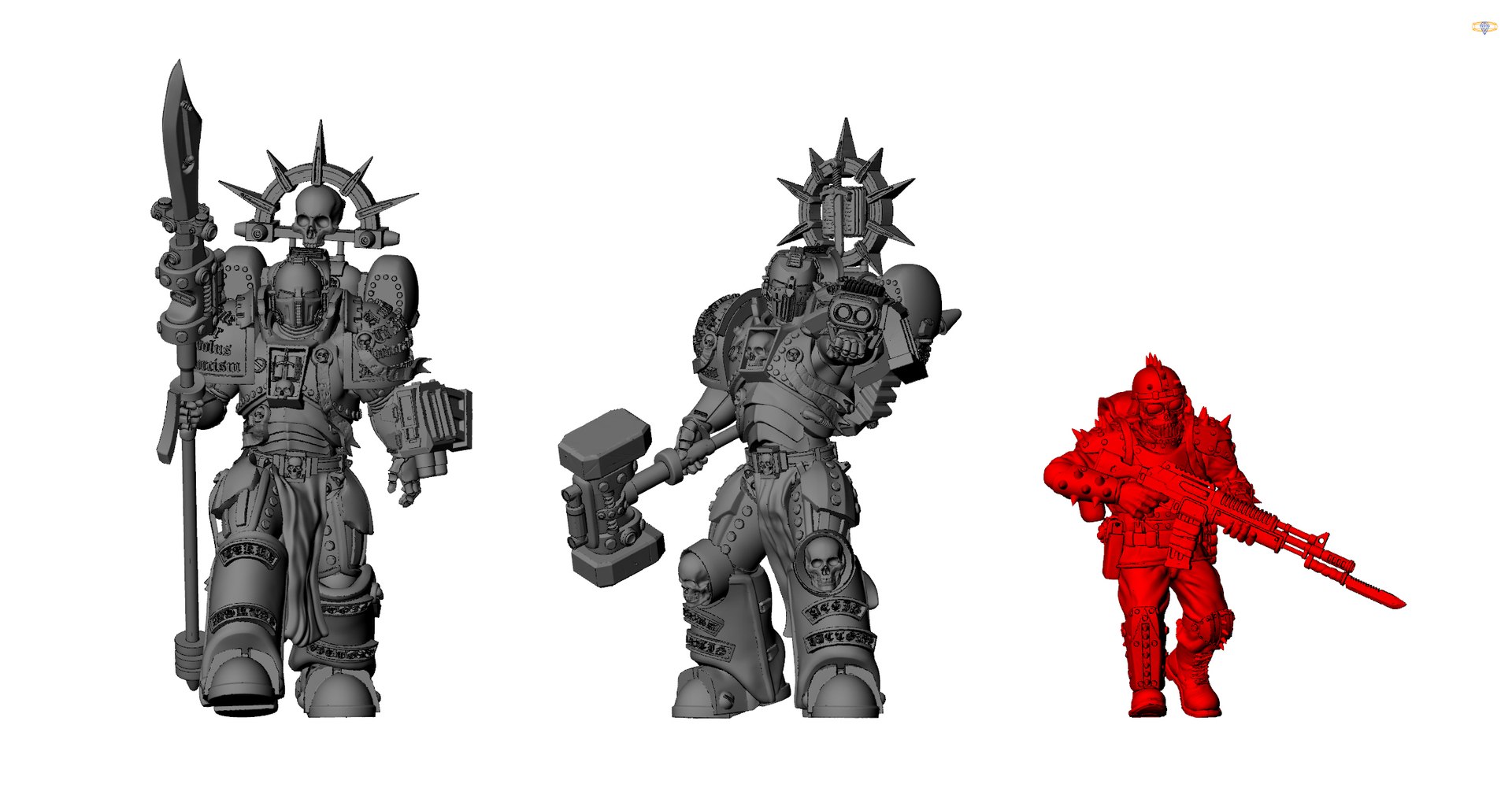 3D GRAY KNIGHT 2 Model - TurboSquid 2196334