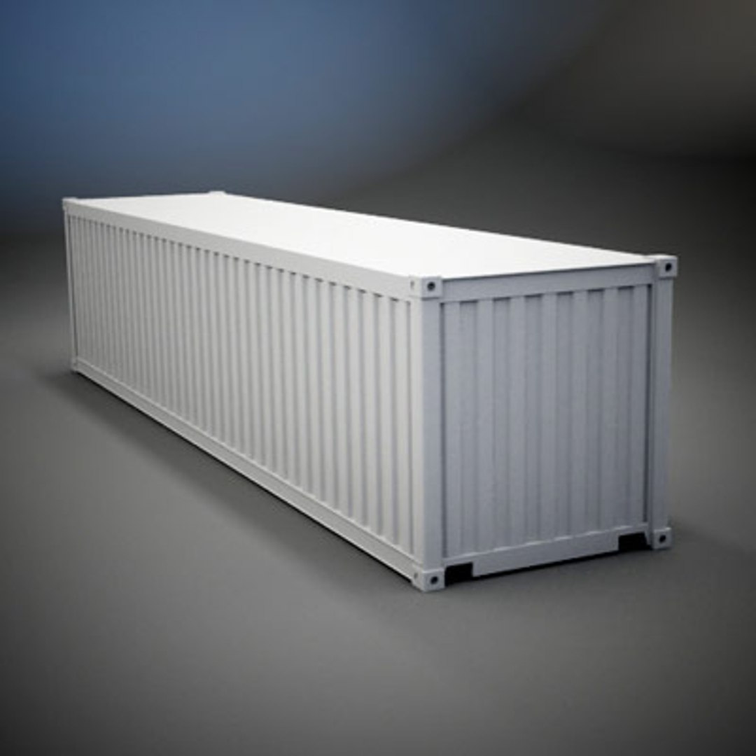 Shipping Old Container 3d Model