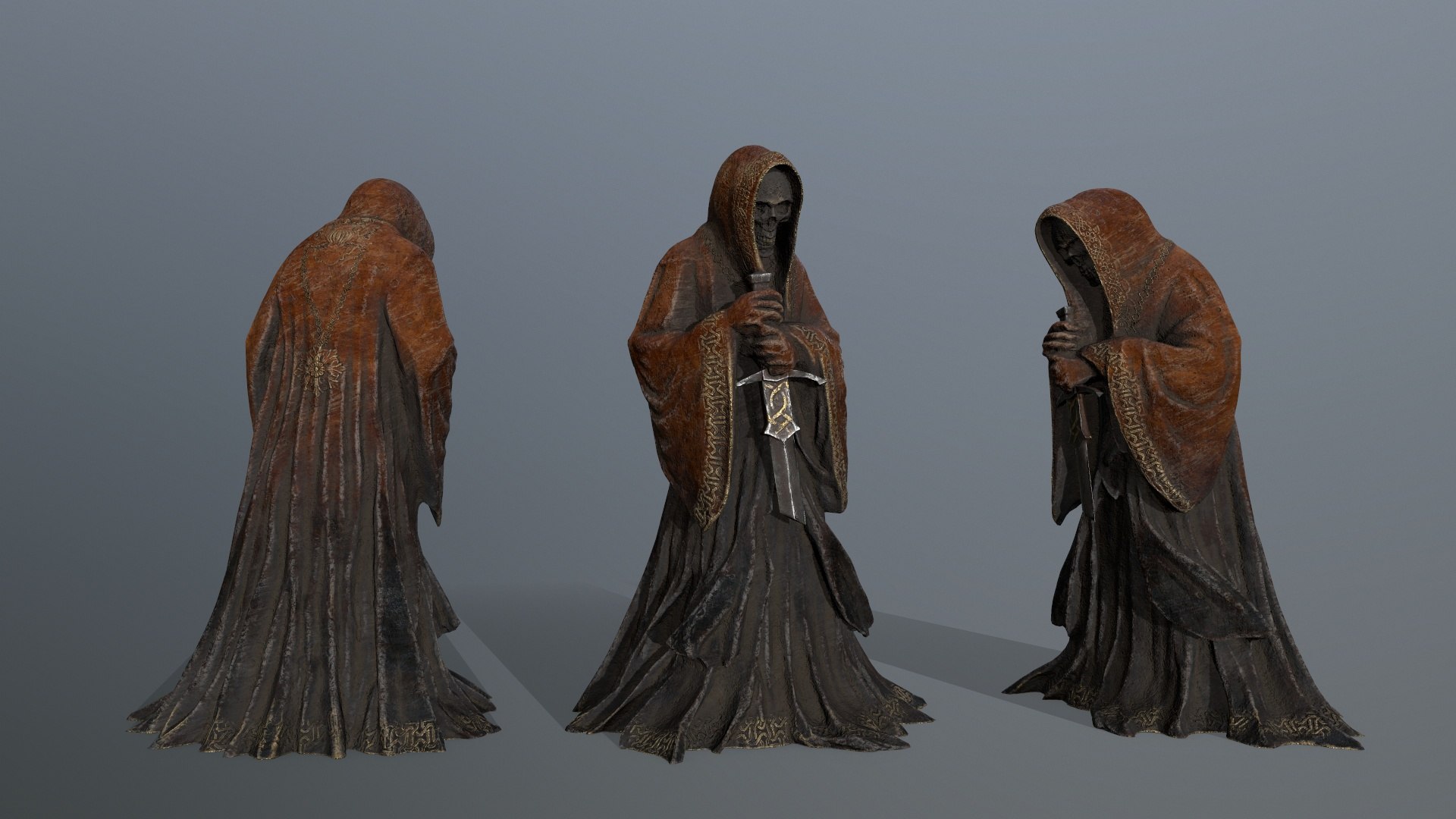 3D Dark Statue Model - TurboSquid 2364674