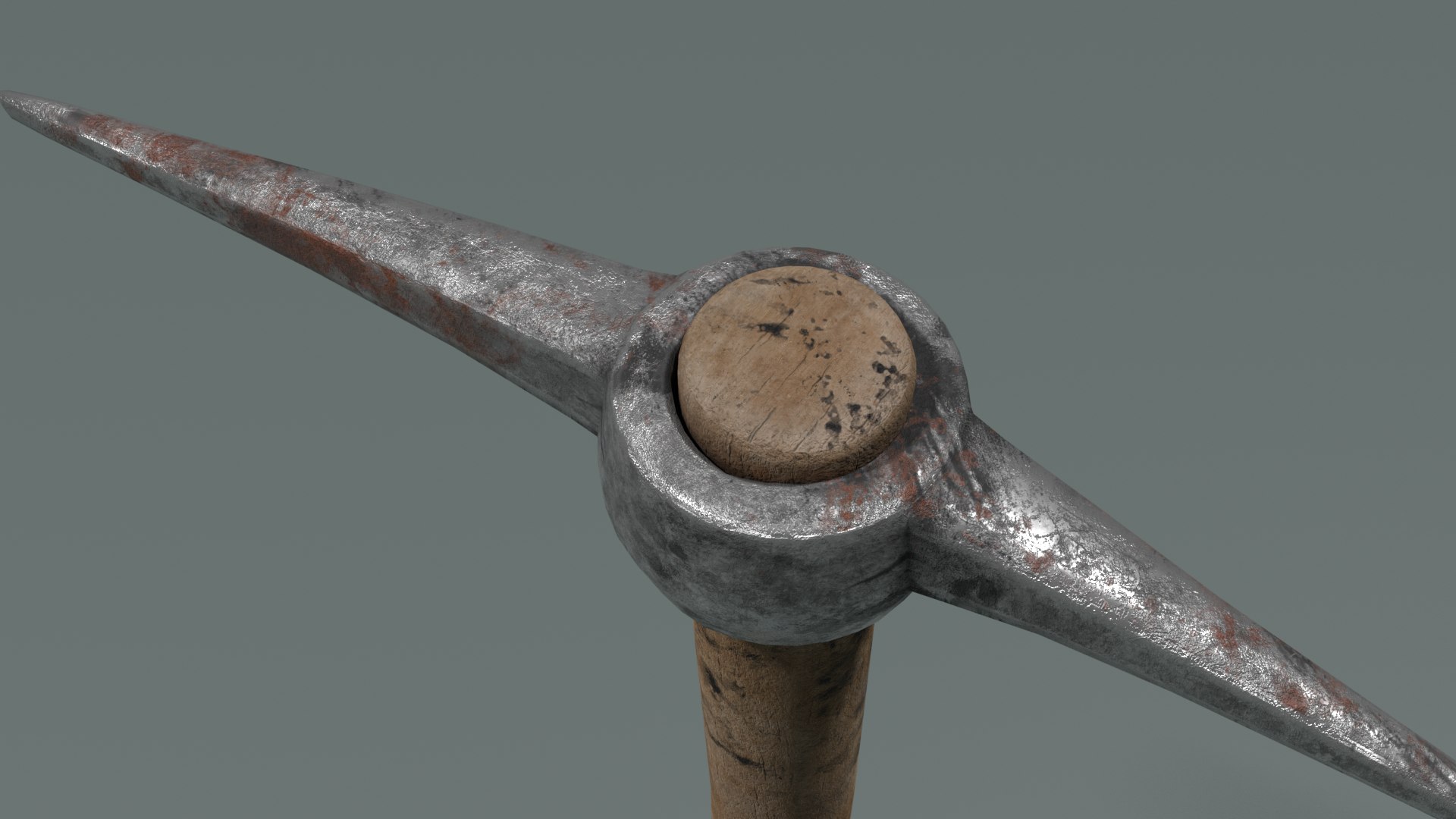 Old Pickaxe 4K Textures 3D Model - TurboSquid 1959111