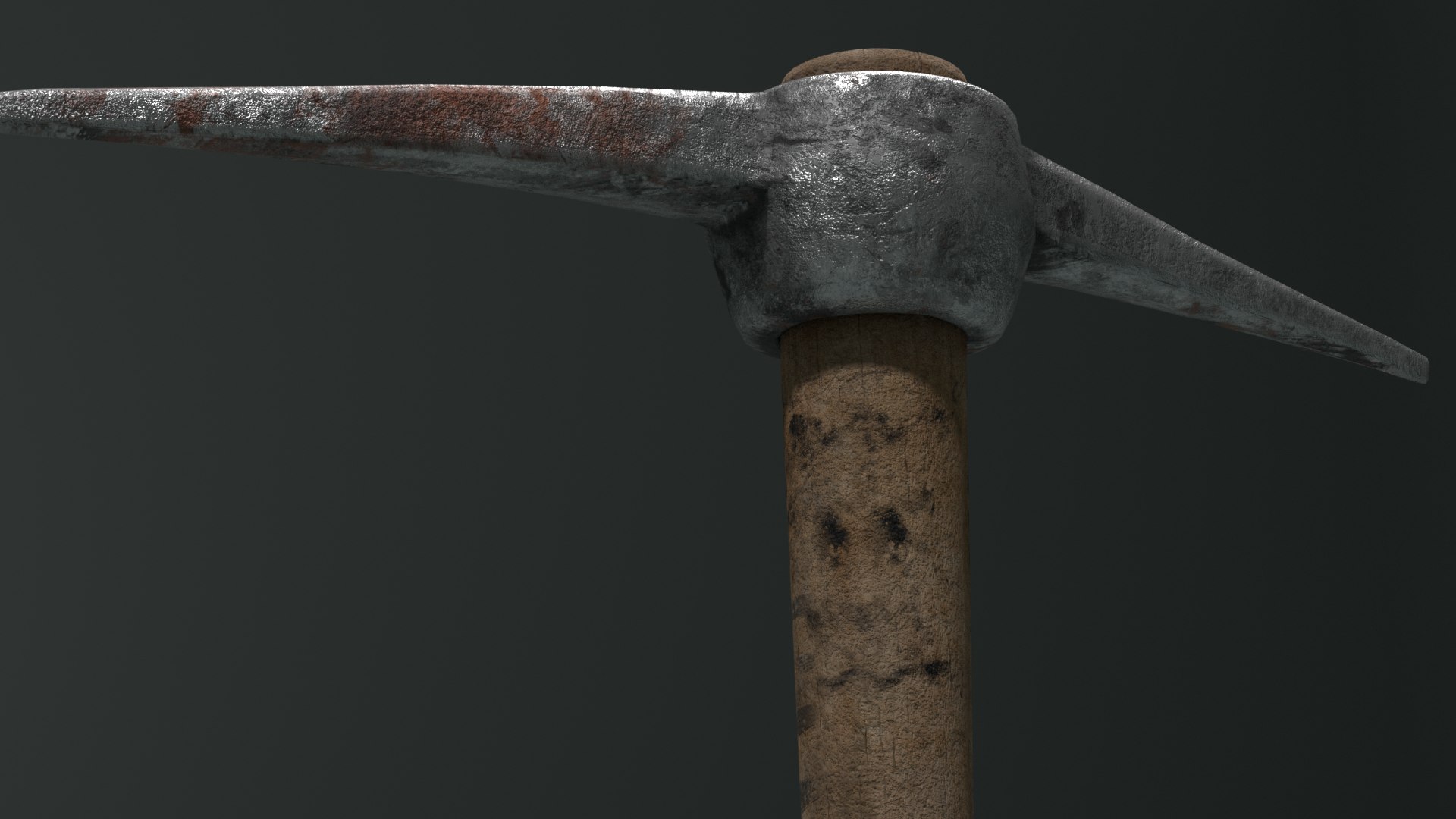 Old Pickaxe 4K Textures 3D Model - TurboSquid 1959111