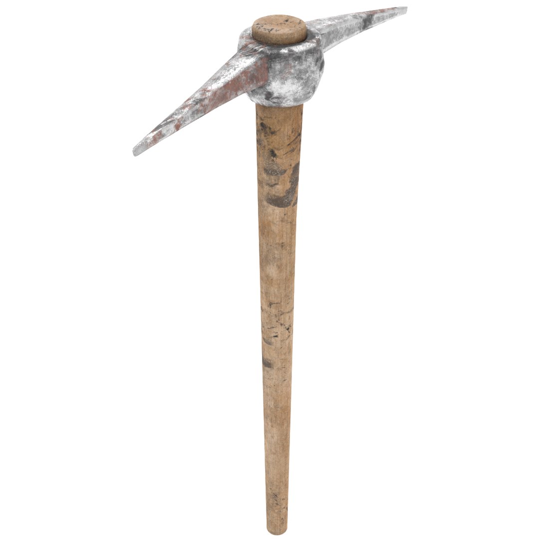 Old Pickaxe 4K Textures 3D Model - TurboSquid 1959111