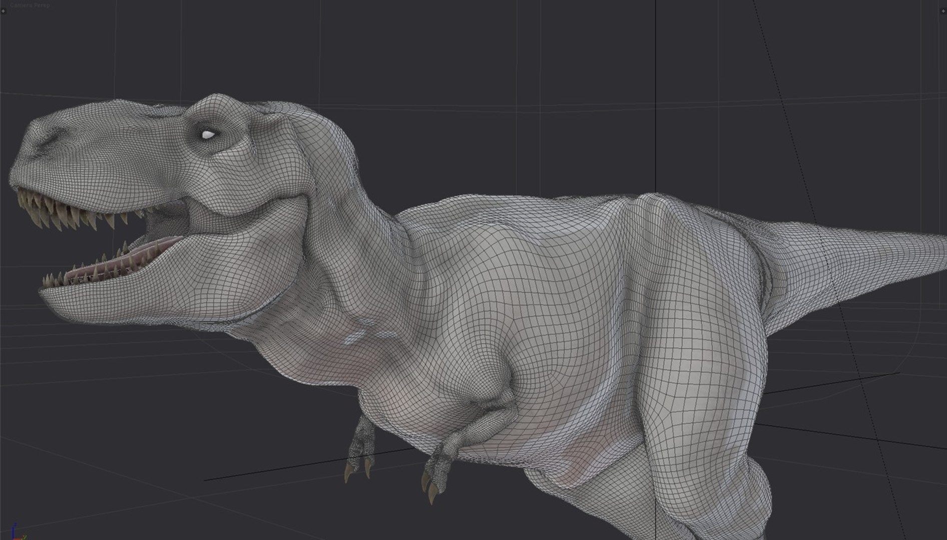 3d Model Trex Animation Realistic