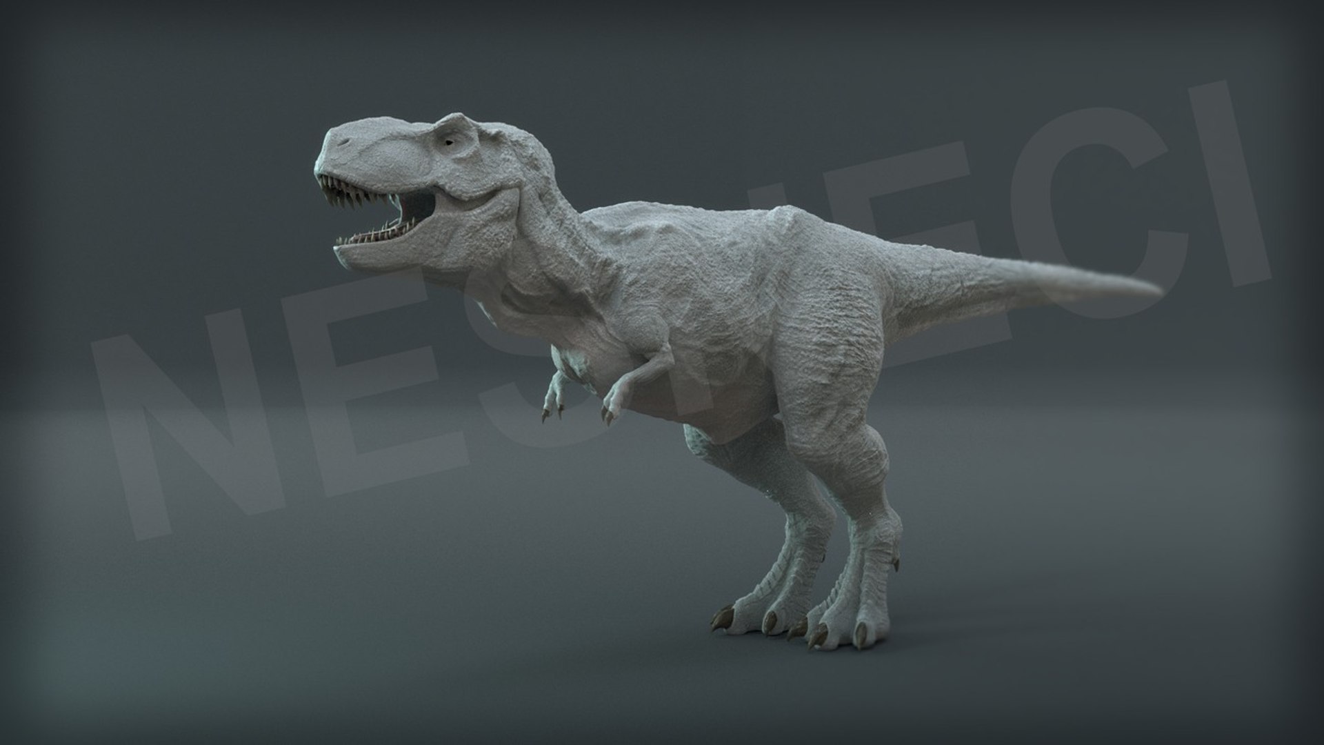 3d Model Trex Animation Realistic