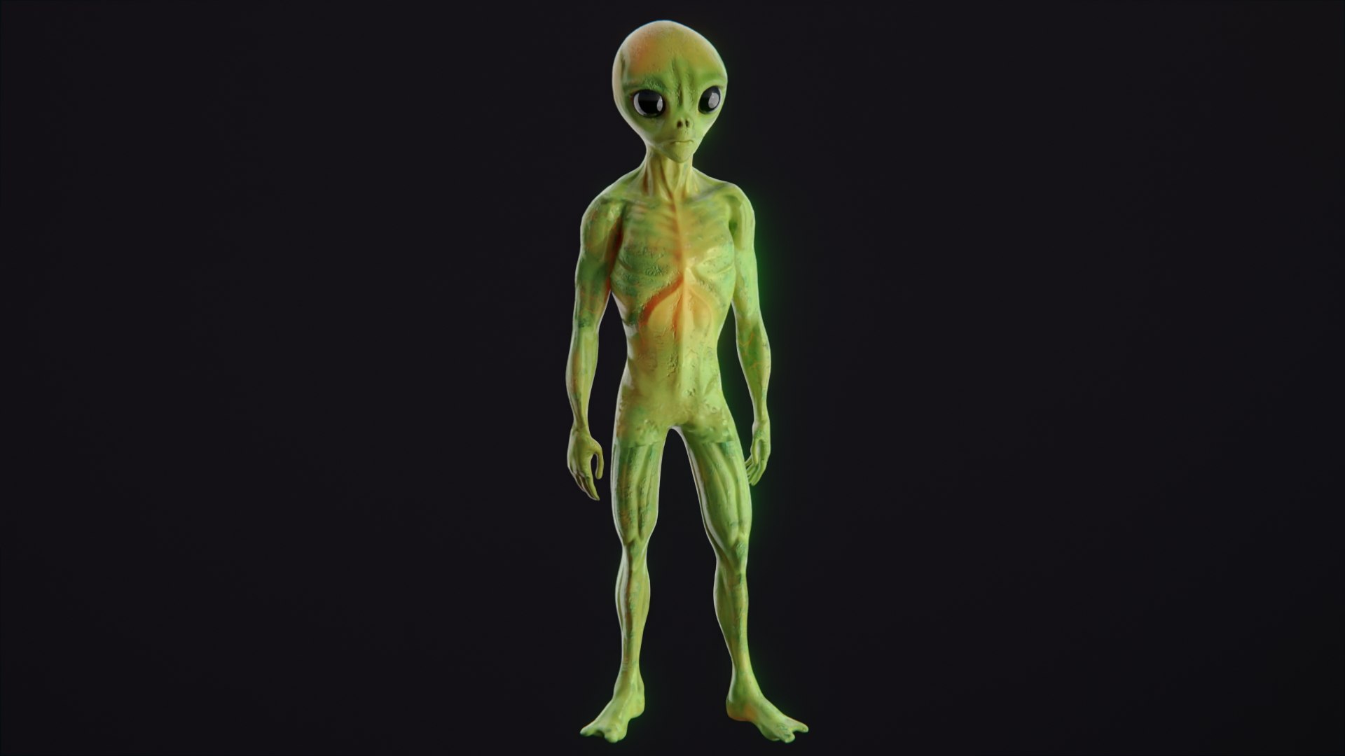3D Alien Model - TurboSquid 1864454