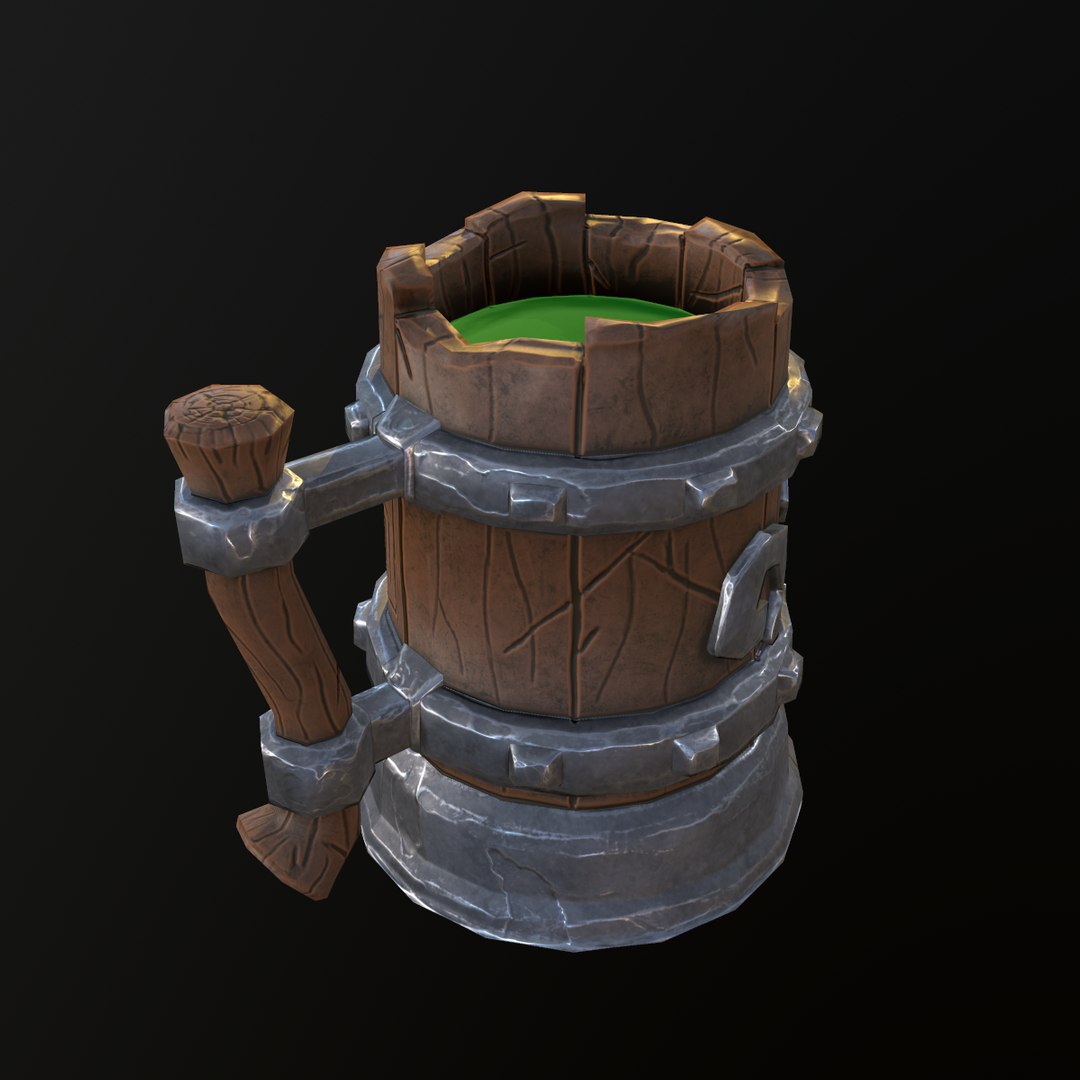 Medieval Mug 3D Model - TurboSquid 1435432
