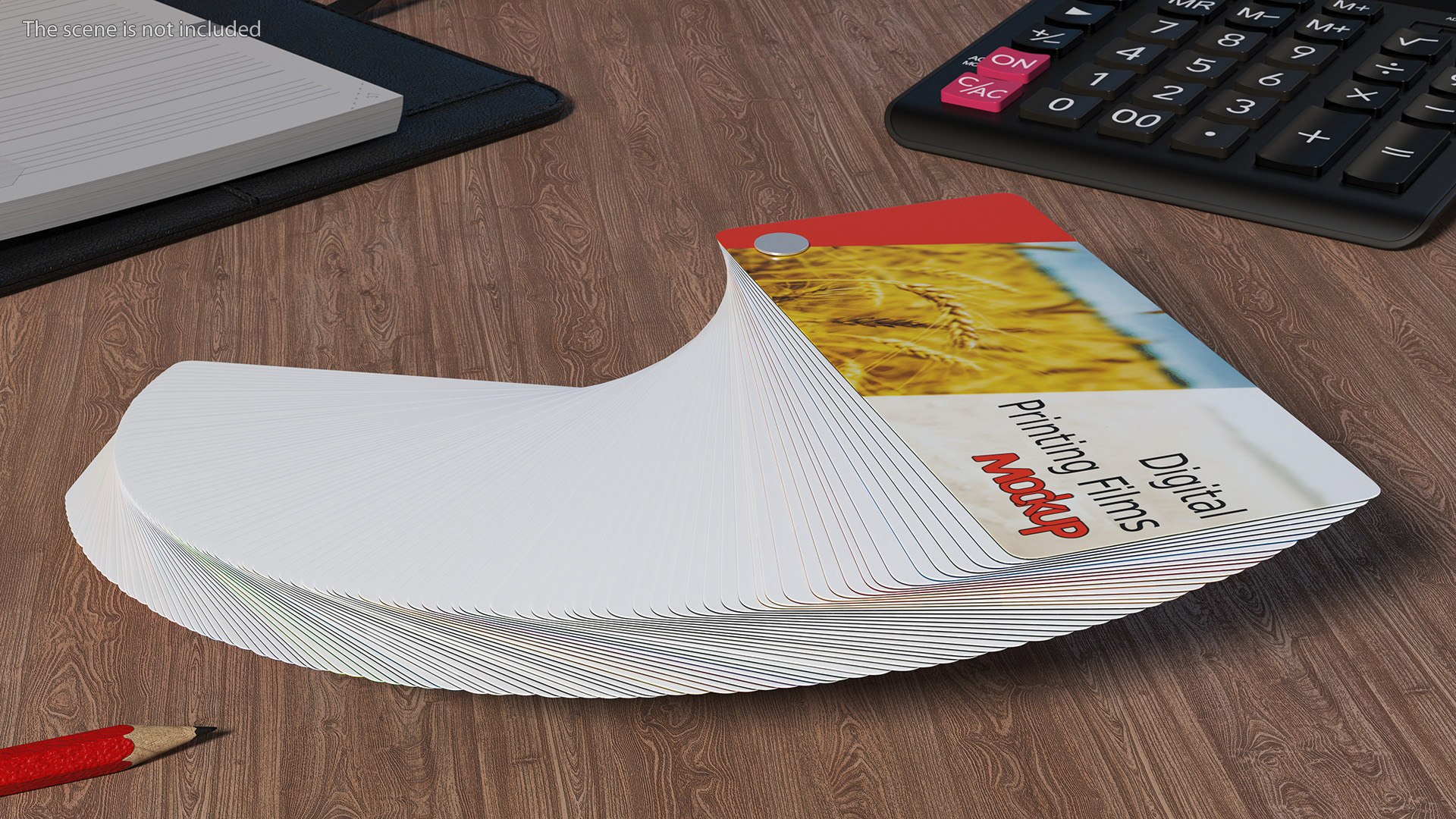 3D Unfolded Color Palette Guide Mockup Model - TurboSquid 2104645