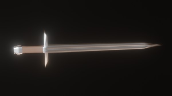 modelo 3d Espada de baja poli - TurboSquid 1963492
