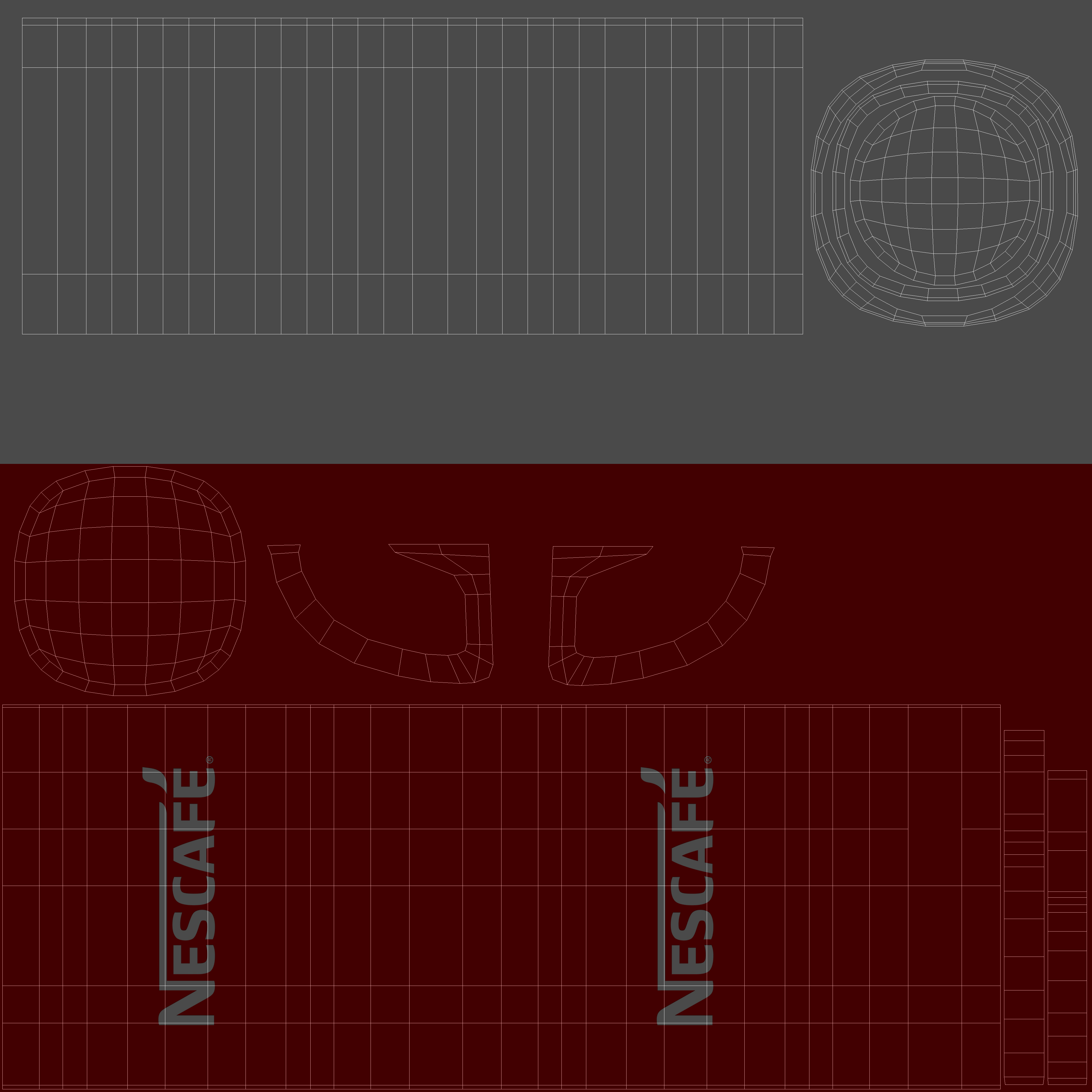 3D Nescafe Cup model - TurboSquid 1743652