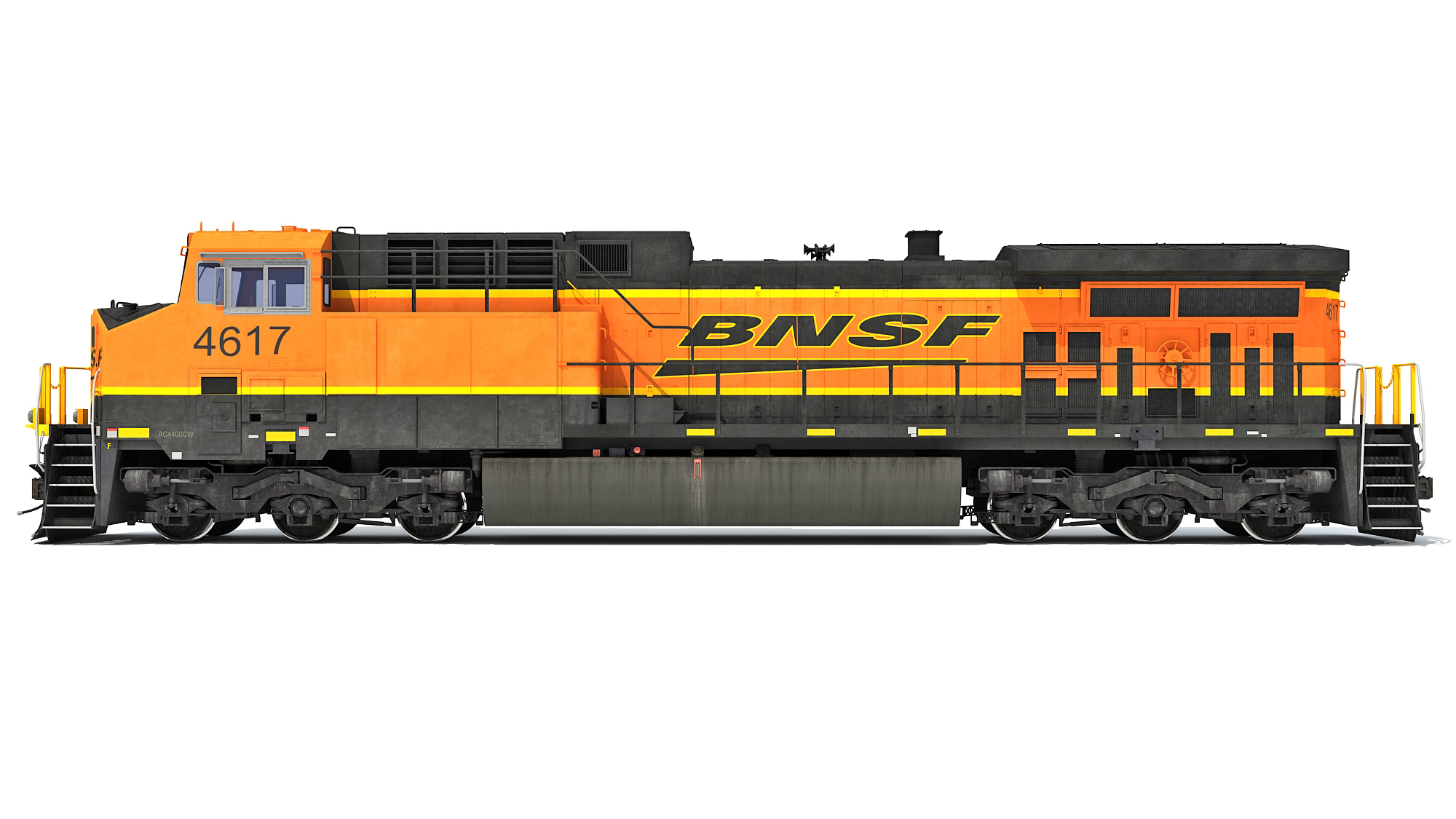 modelo 3d Locomotora GE AC4400CW BNSF - TurboSquid 1501823