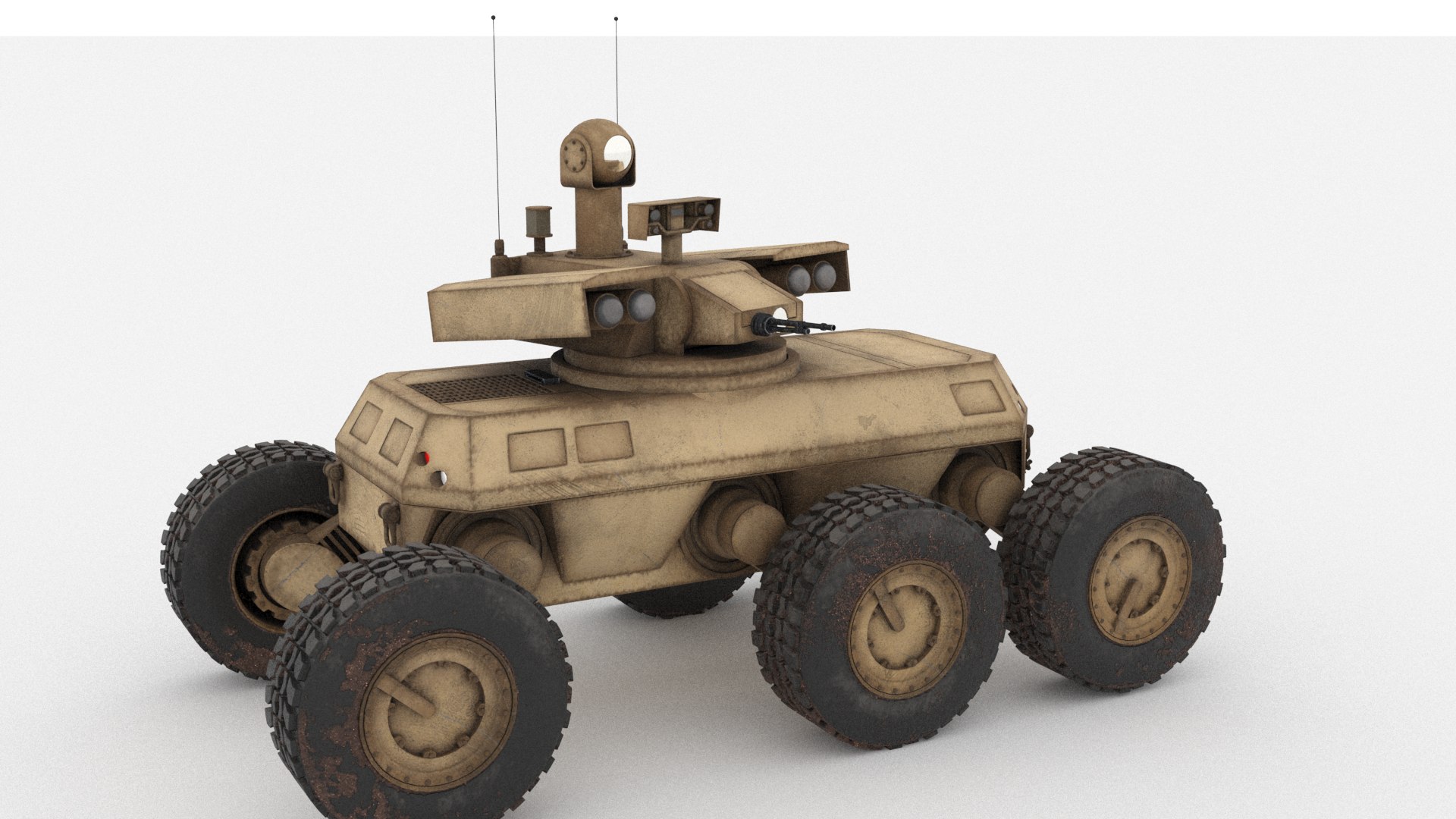 Armed Robotic Vehicle Mule Model - TurboSquid 1469542