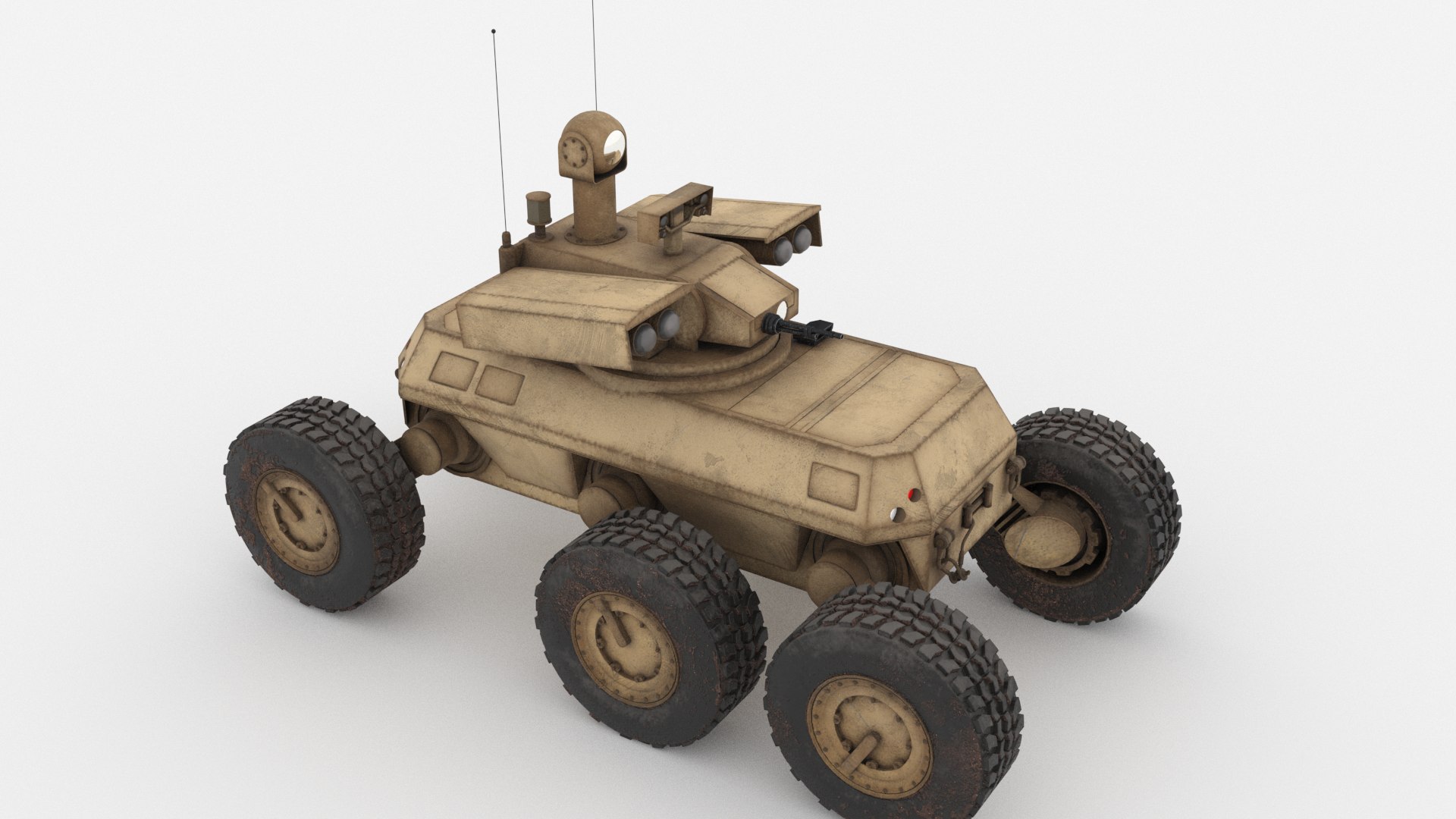 Armed Robotic Vehicle Mule Model - TurboSquid 1469542
