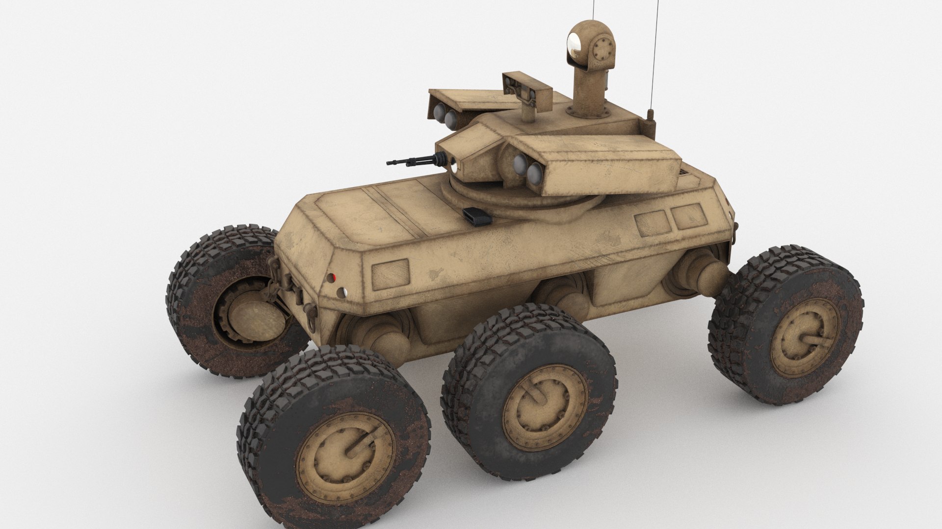 Armed Robotic Vehicle Mule Model - TurboSquid 1469542