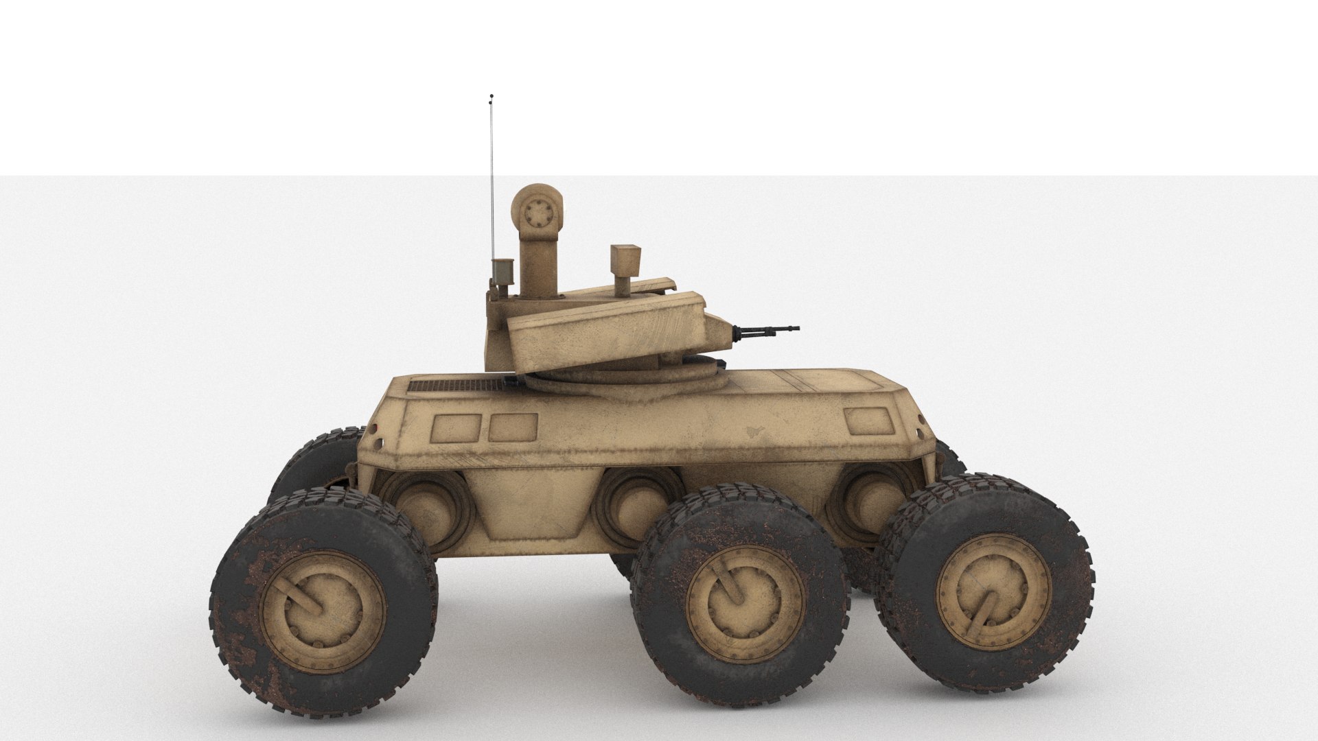 Armed Robotic Vehicle Mule Model - TurboSquid 1469542