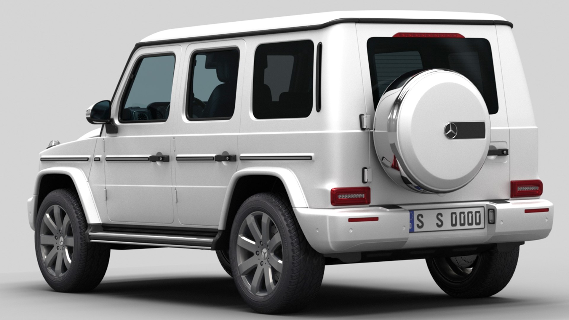 Mercedes Benz G Class White 3D Model 3D Model - TurboSquid 1747193