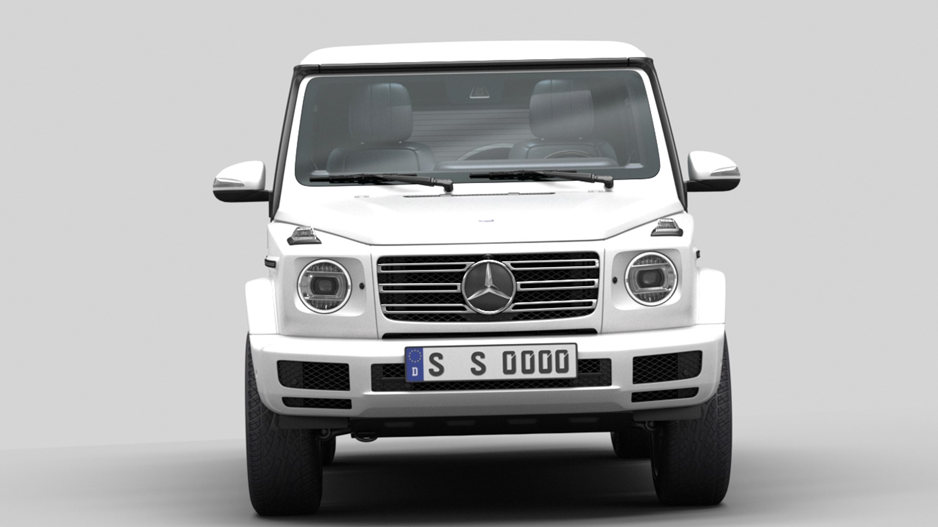 Mercedes Benz G Class White 3D Model 3D Model - TurboSquid 1747193