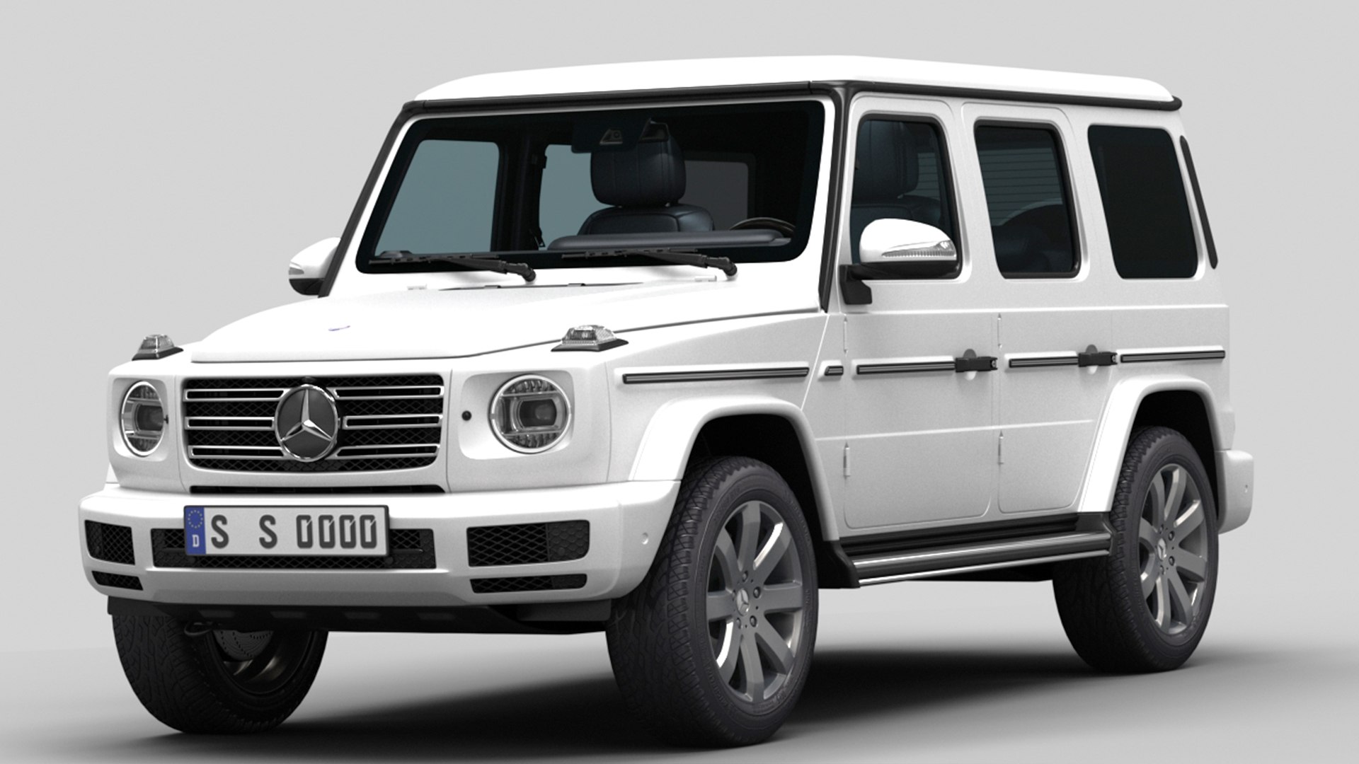 Mercedes Benz G Class White 3D Model 3D Model - TurboSquid 1747193