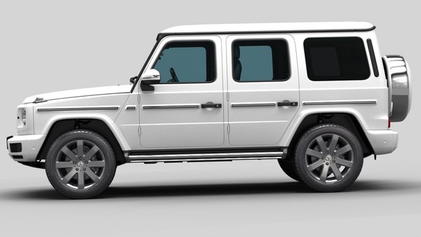 Mercedes Benz G Class White 3D Model 3D model - TurboSquid 1747193