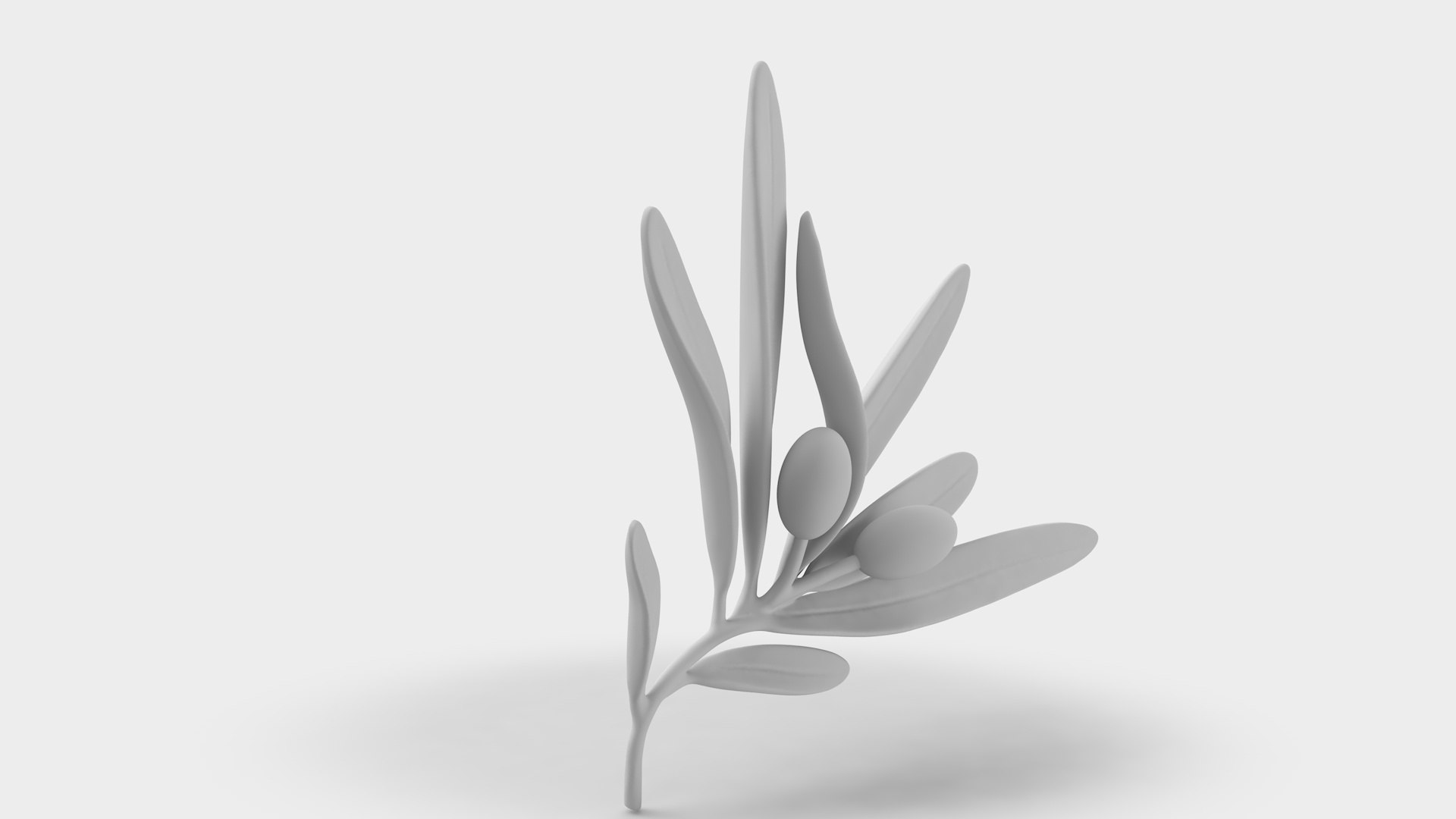 Olive Print Modeled Model - TurboSquid 1711943