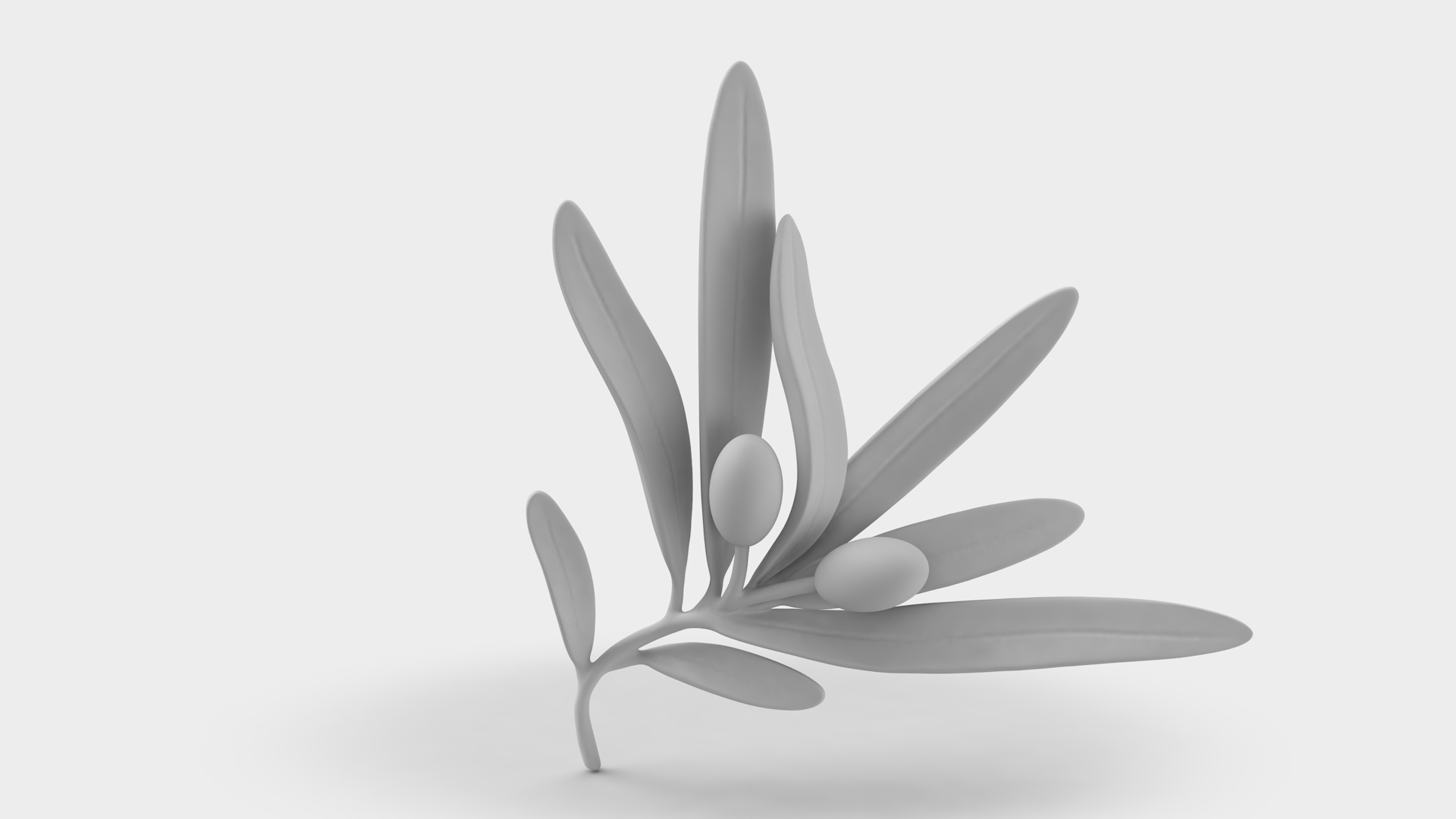 Olive Print Modeled Model - TurboSquid 1711943