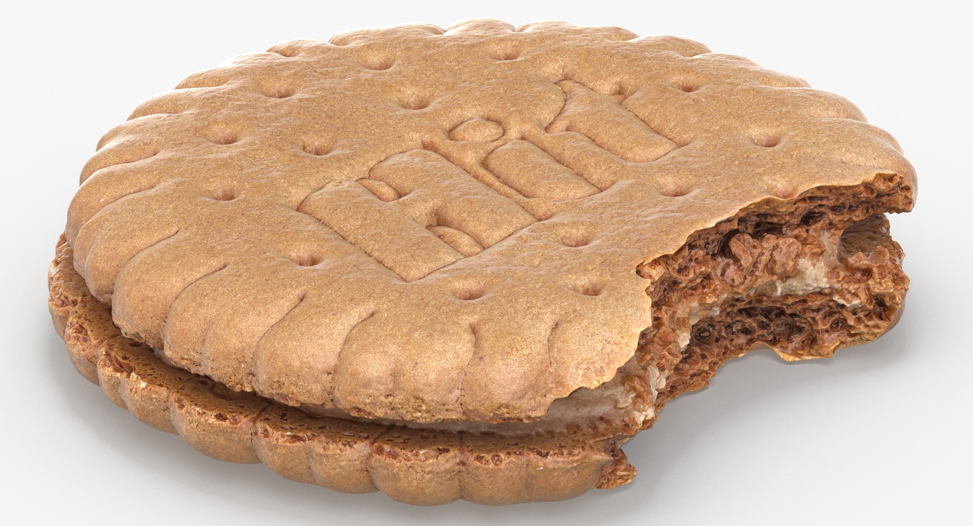 3D Biscuit Hazelnut Cream 01 - TurboSquid 1545442