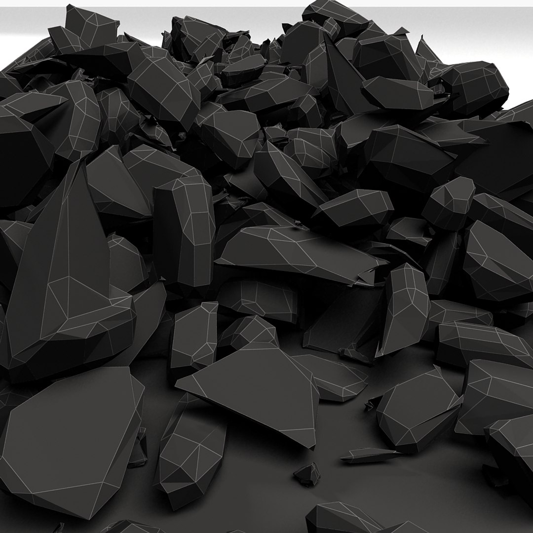 Debris Stone Rock 3d Max