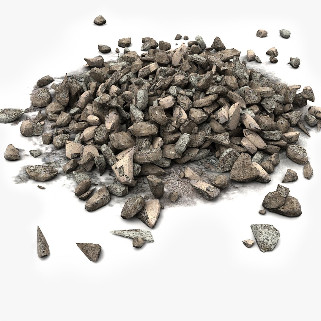 Debris Stone Rock 3d Max