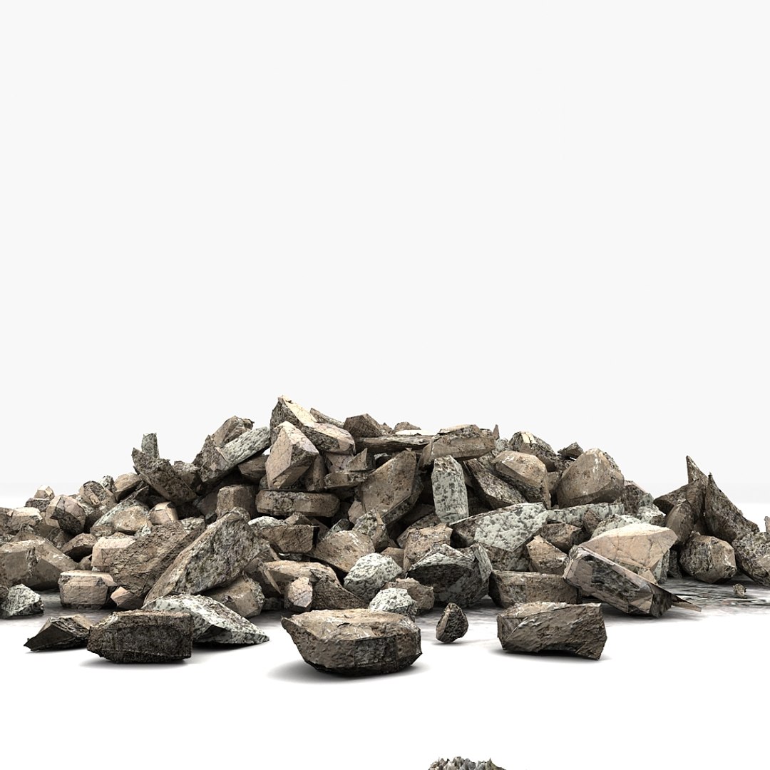 Debris Stone Rock 3d Max