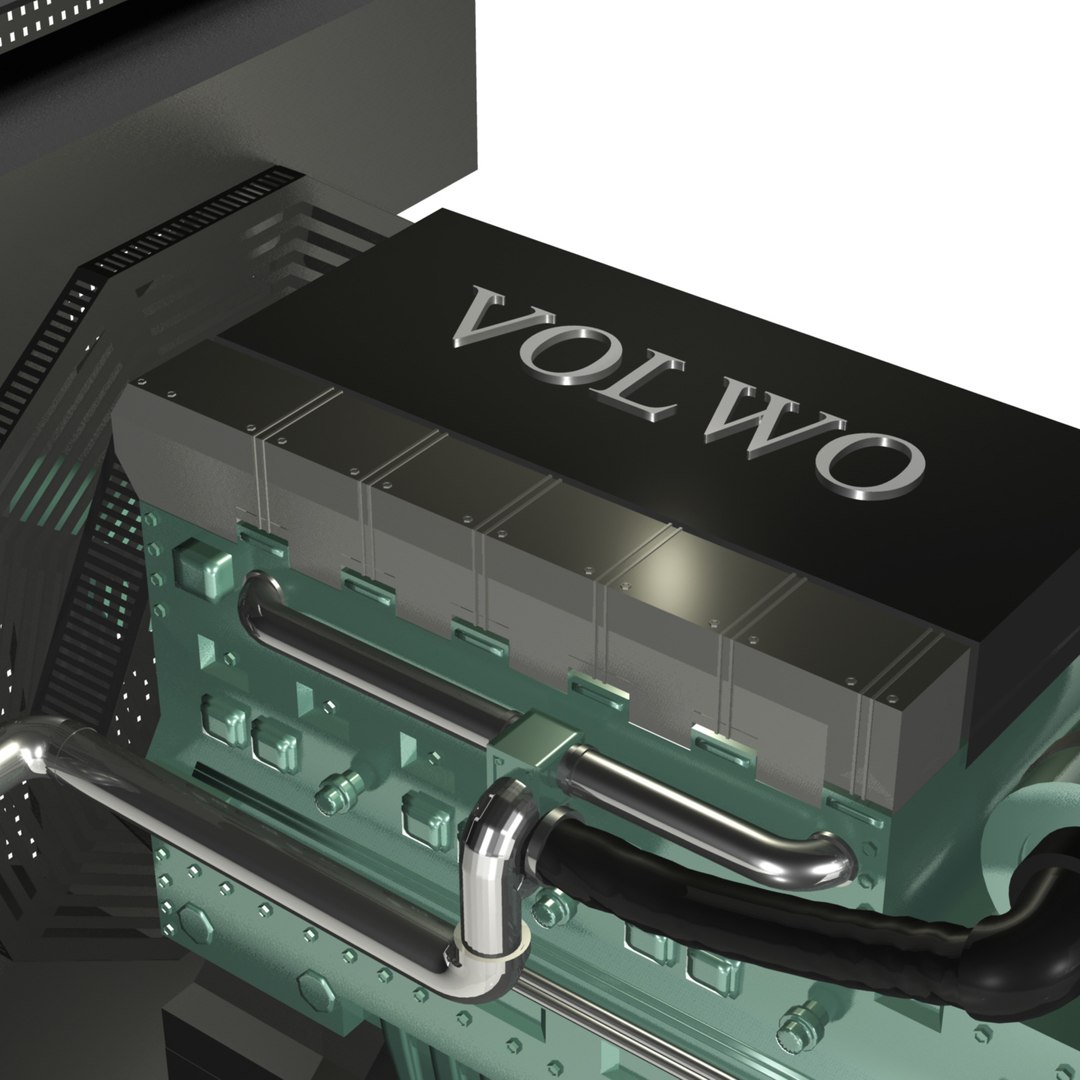 Diesel Generator 3d Model