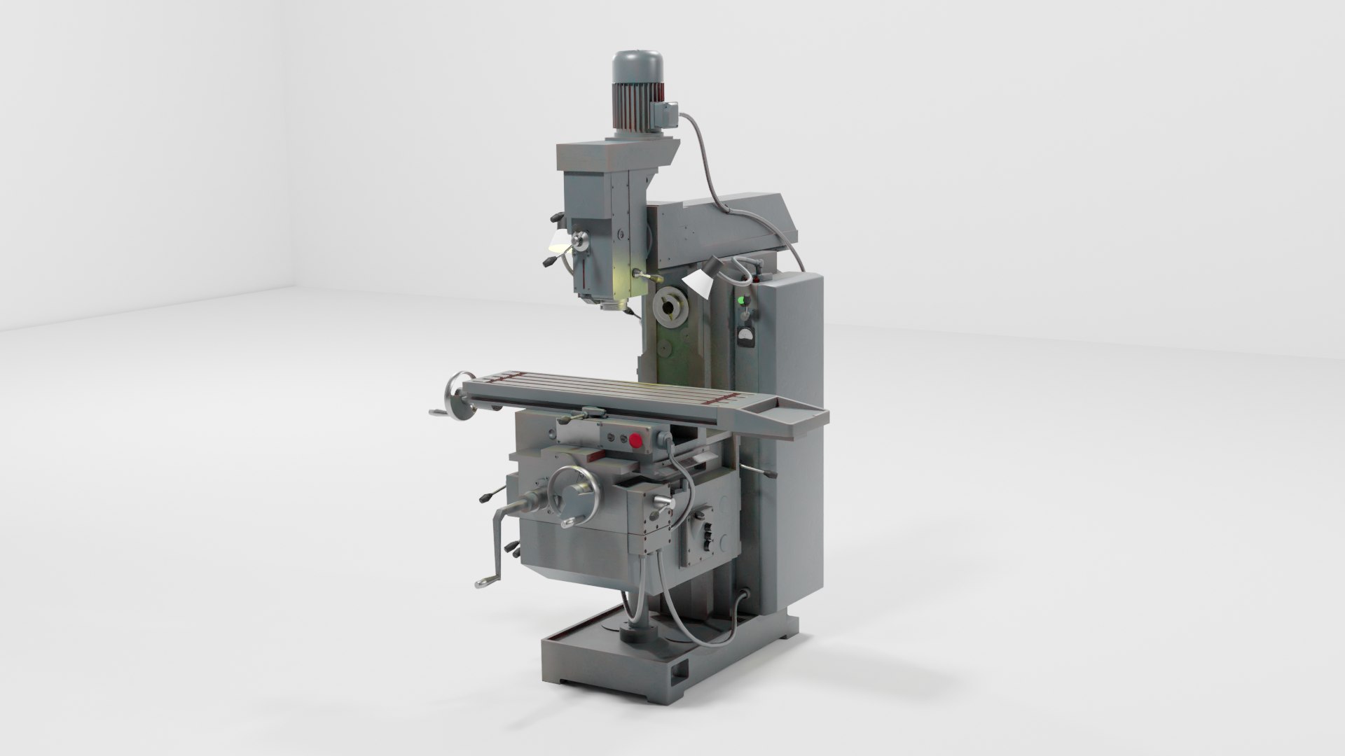 3D Model Milling Machine - TurboSquid 1662646